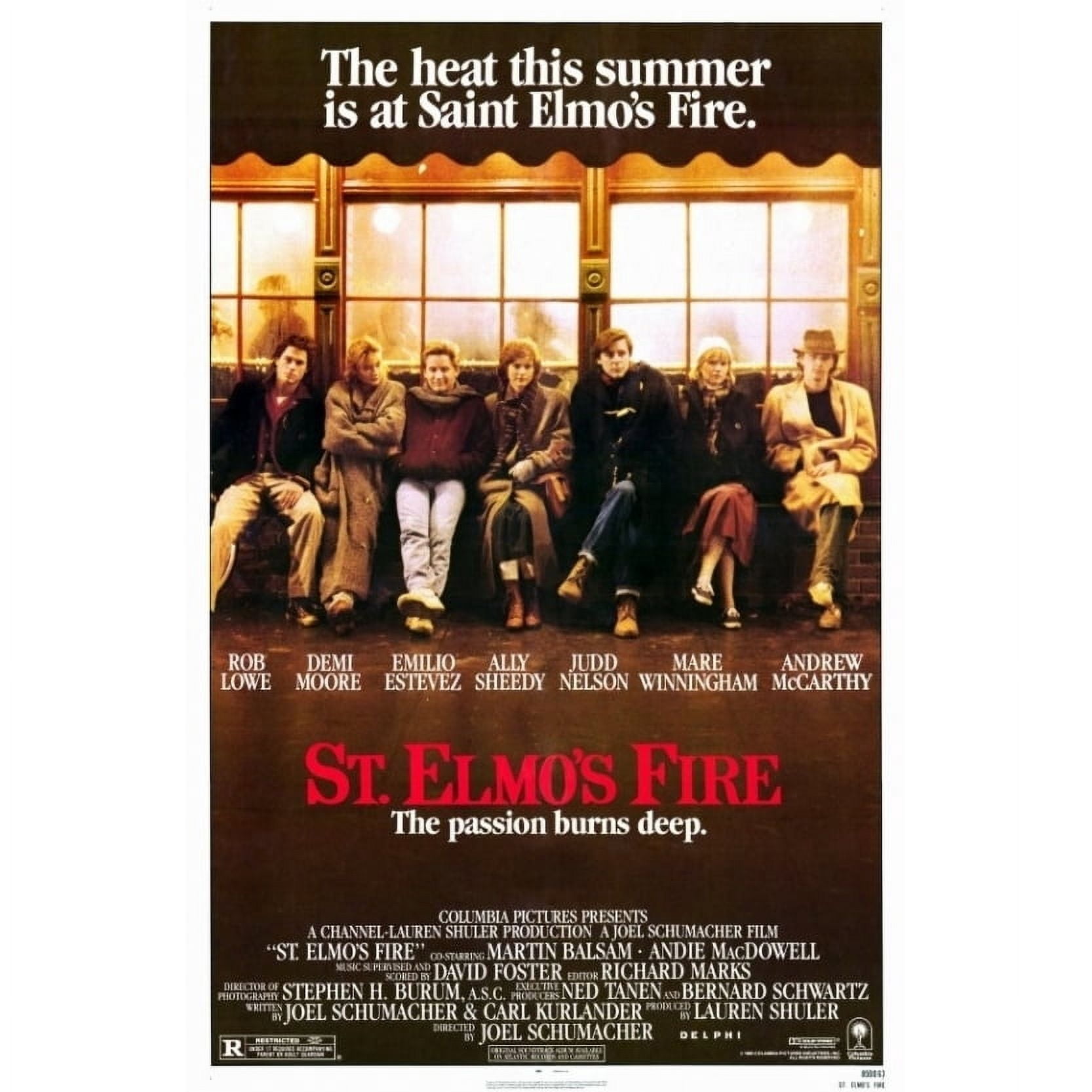 St. Elmo's Fire Movie Poster Print (11 x 17) - Item # MOVAD6839 ...