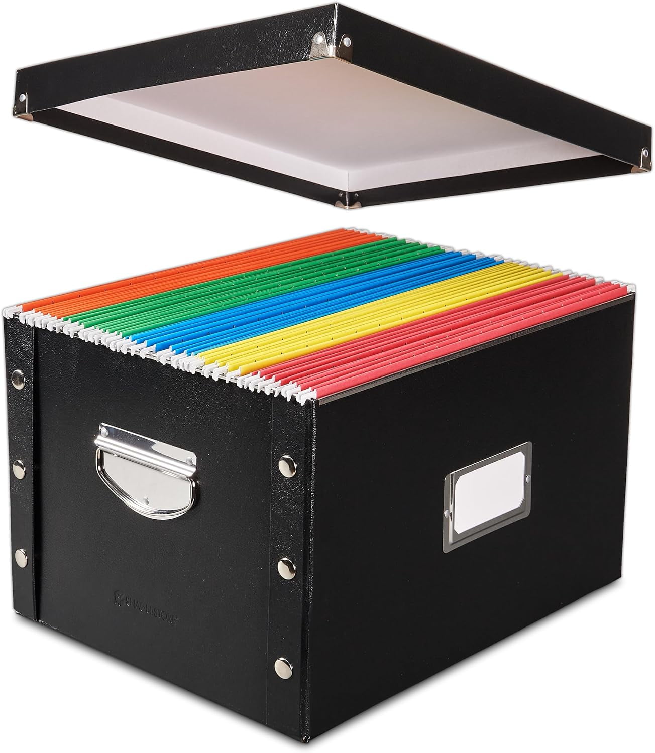-St File Storage Box & Organizer - 1 Pack - 16.125 x 13.125 x 9.875 ...