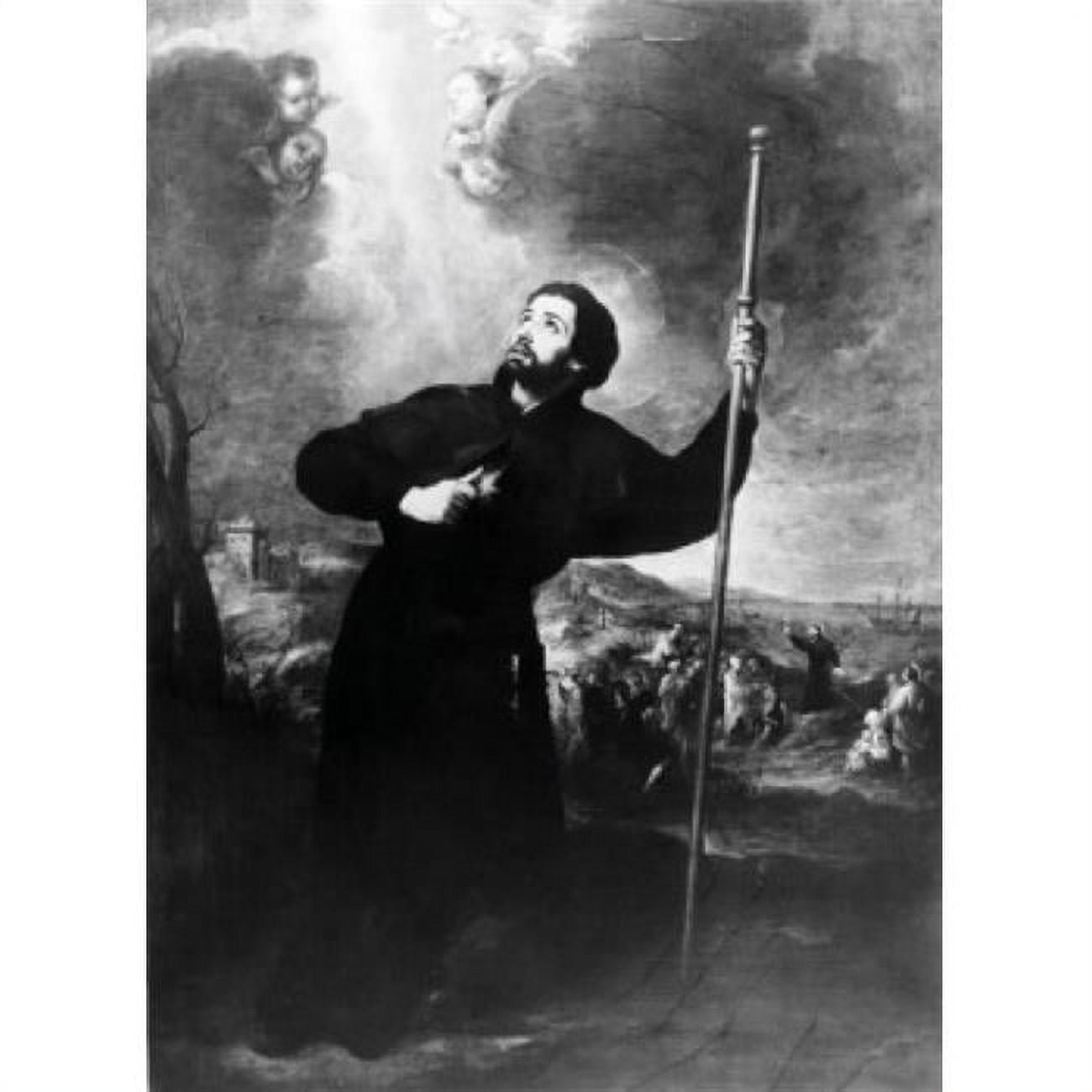 St. Francis Xavier by Bartolome Esteban Murillo Illustration - 1617 ...