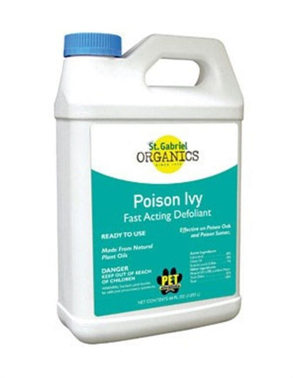 St. Gabriel Organics Poison Ivy Killer Spray Treatment, 64 oz ...