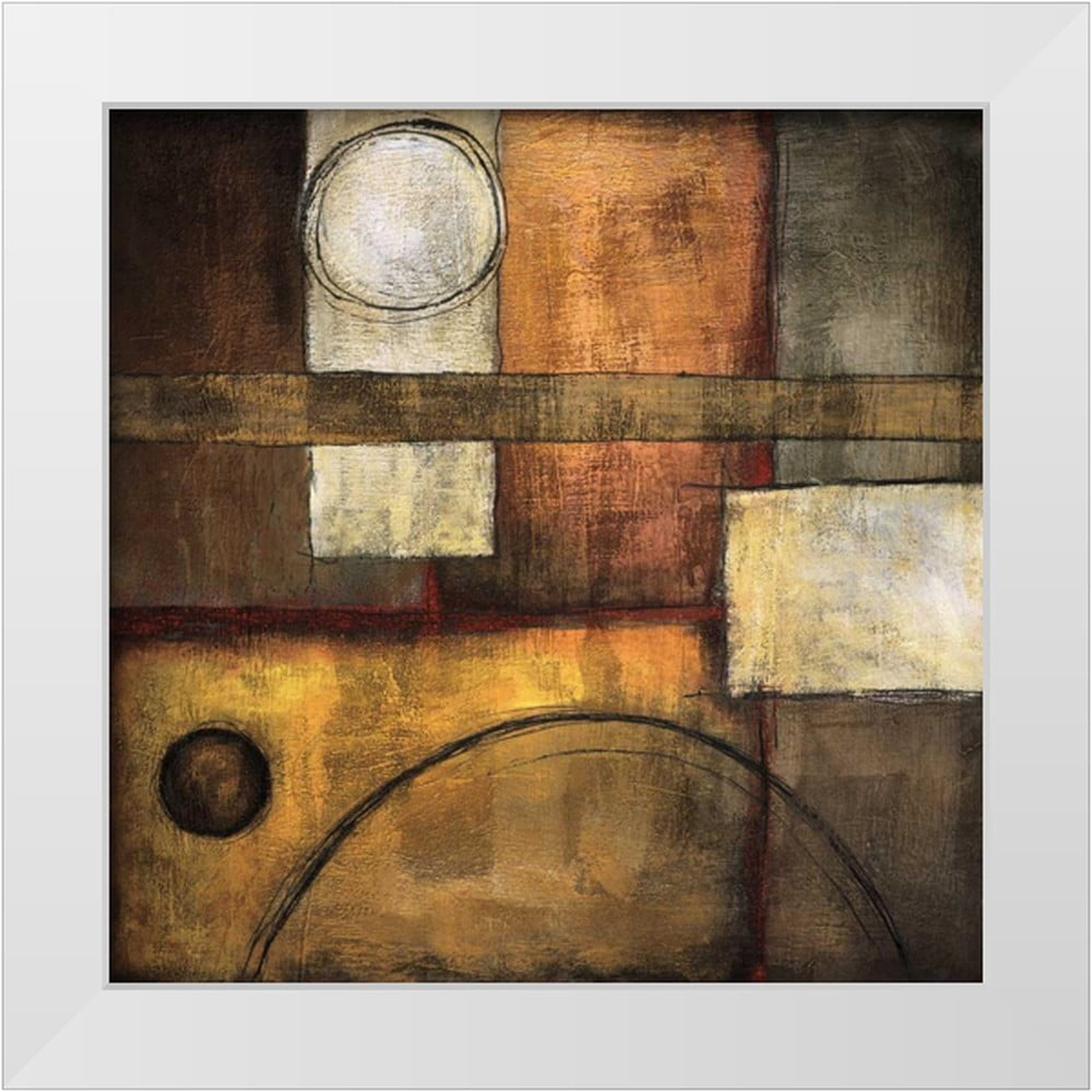 St.Germain, Patrick 15x15 White Modern Wood Framed Museum Art Print ...
