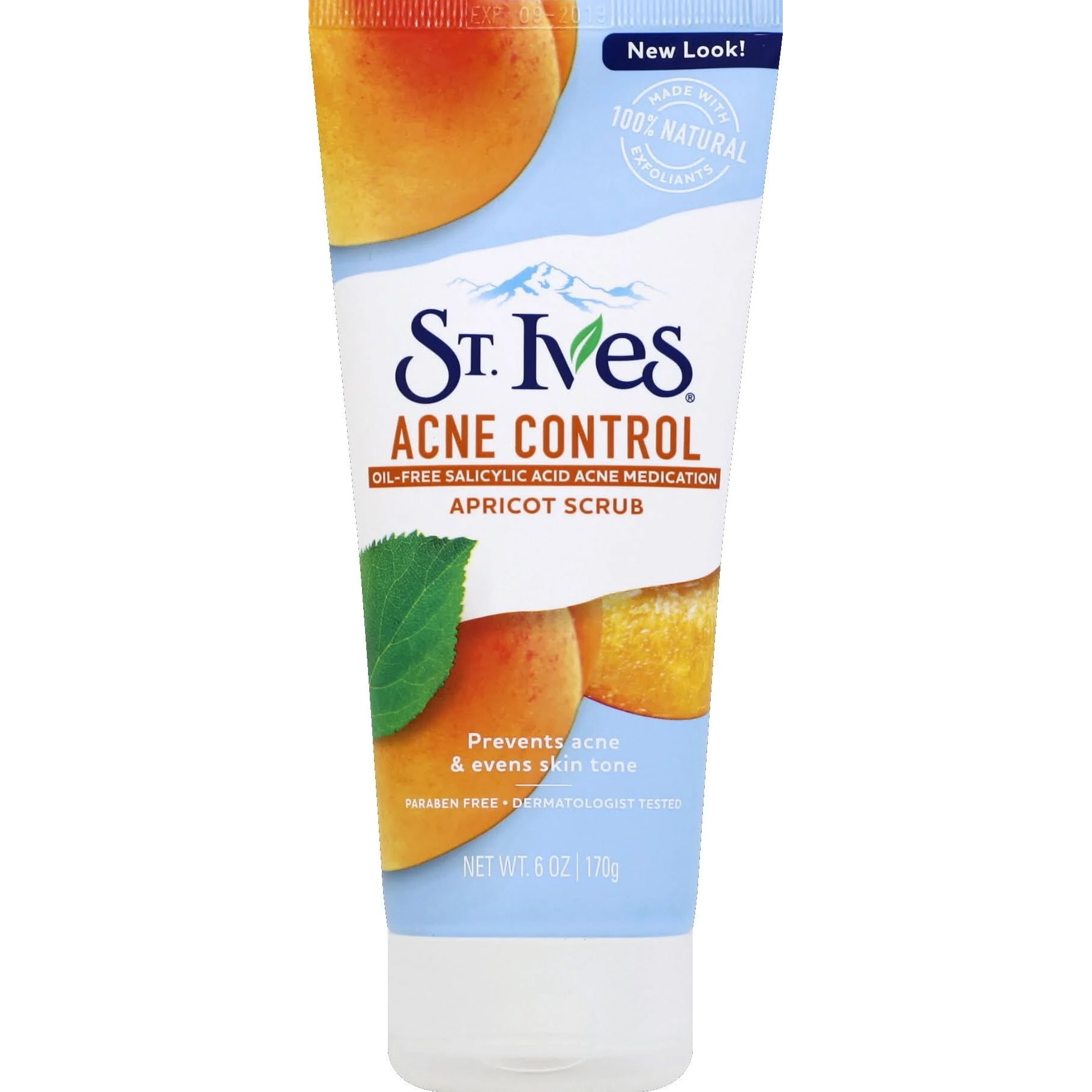 St. Ives Acne Control Apricot Scrub 6 Oz Tube, Pack of 6 - Walmart.com