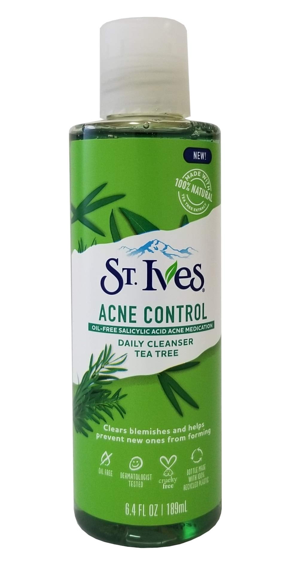 St. Ives Acne Control Daily Face Cleanser Tea Tree 6.4 Fl Oz - 2-Pack ...