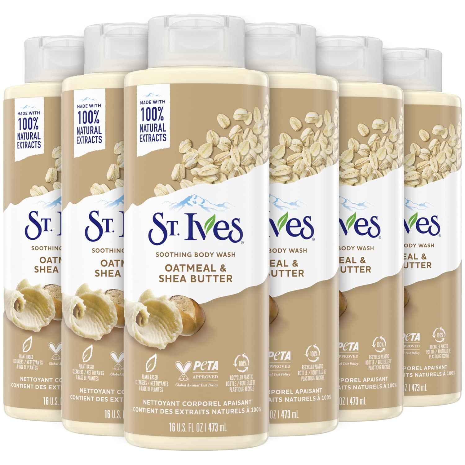 St. Ives Body Wash IRF13 - Soothing Moisturizing Cleanser with Oatmeal ...