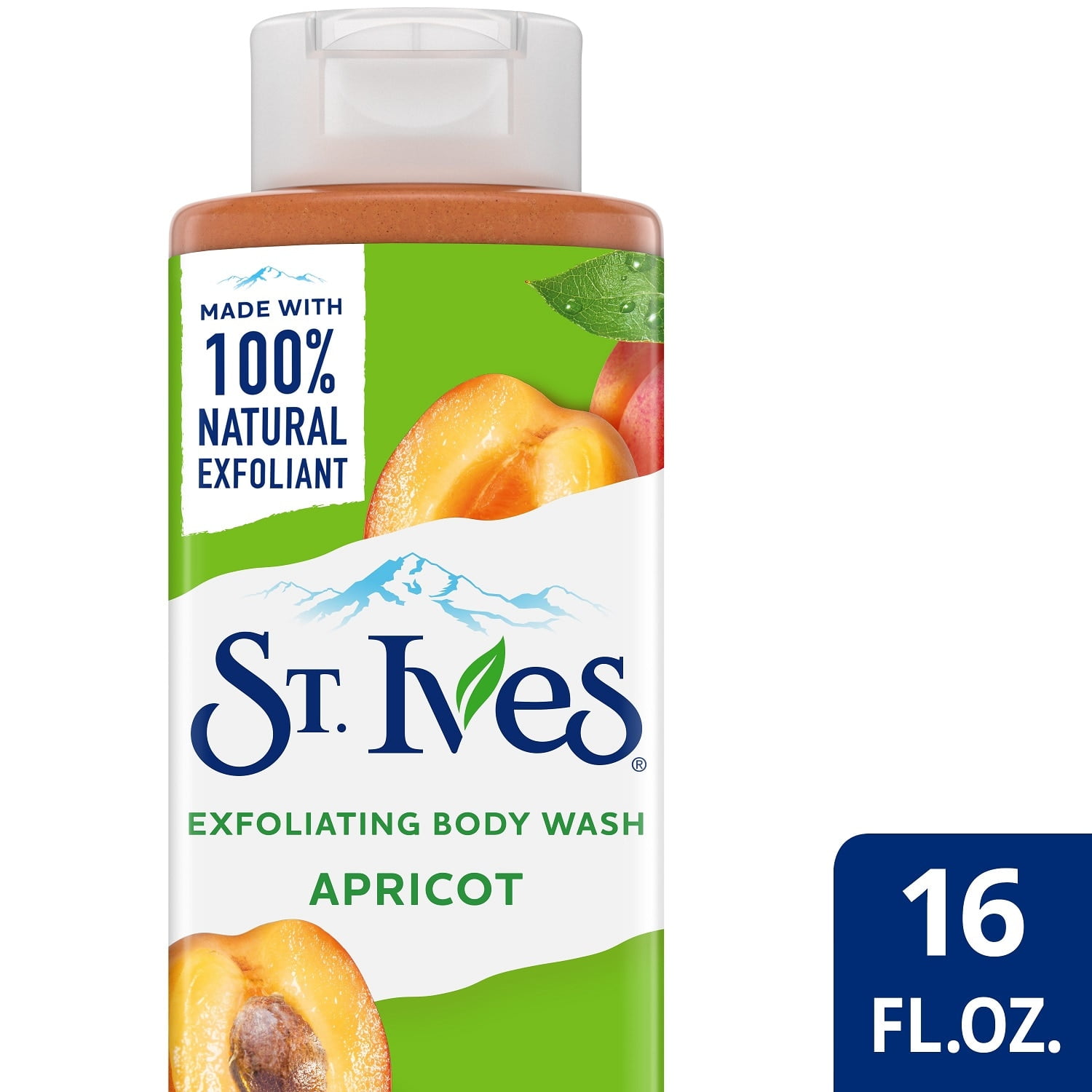 St. Ives Exfoliating Apricot Body Wash, 100% Natural Extracts, Cruelty ...