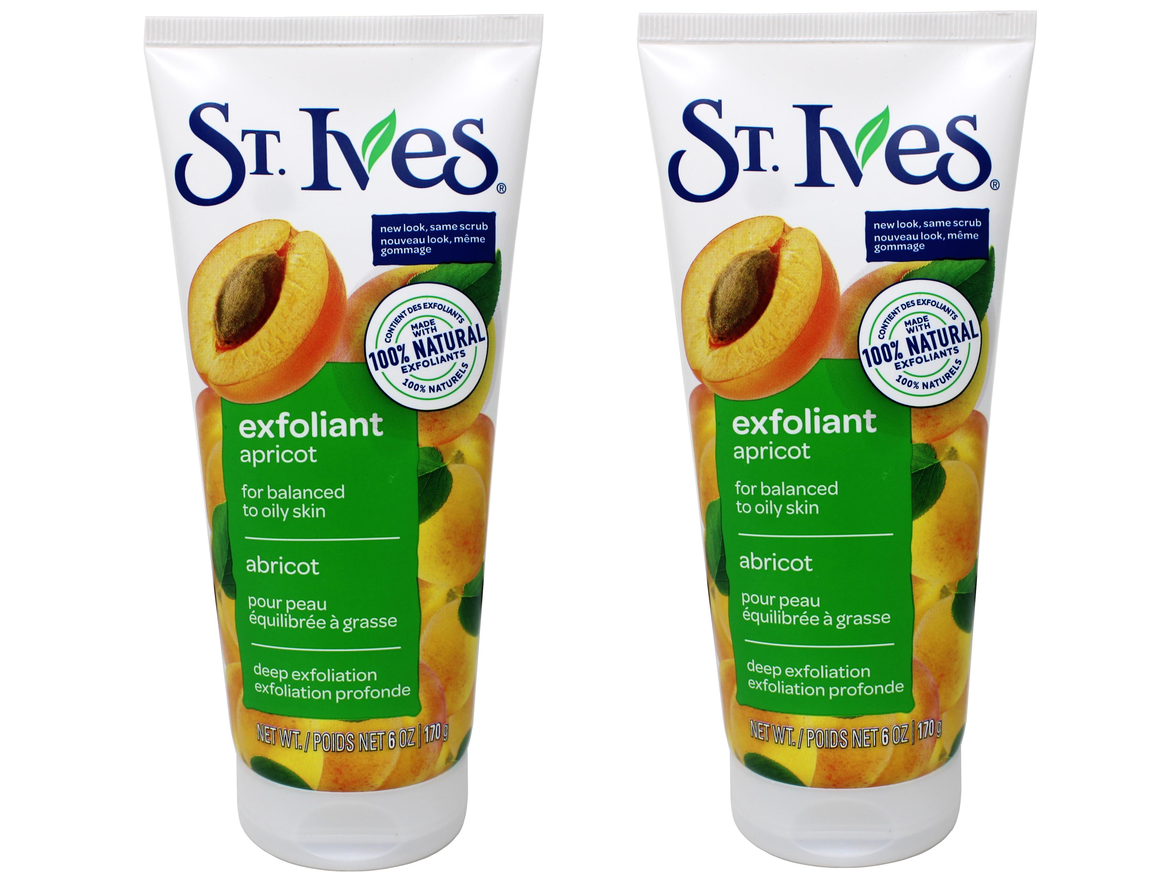 St. Ives Fresh Skin Exfoliating Face Scrub, Apricot Extract, 6 oz Pack ...