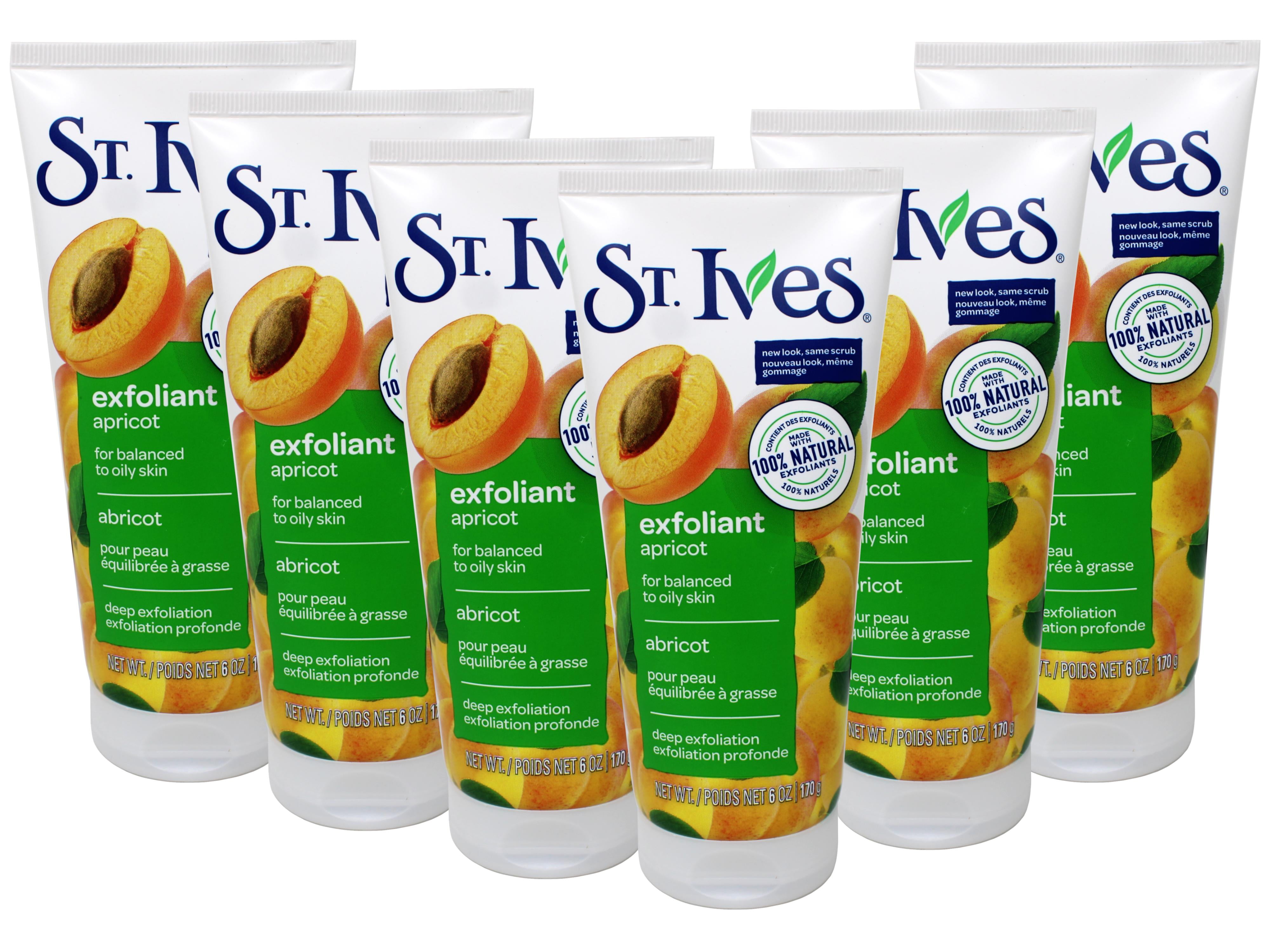 St. Ives Fresh Skin Exfoliating Face Scrub, Apricot Facial Exfoliator 6 ...