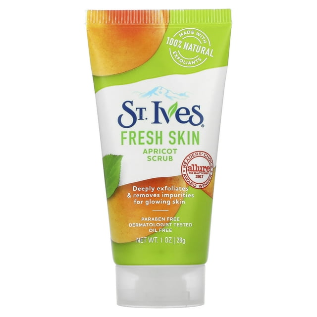 St. Ives Fresh Skin Apricot Face Scrub, Deep Pore Cleaner and ...