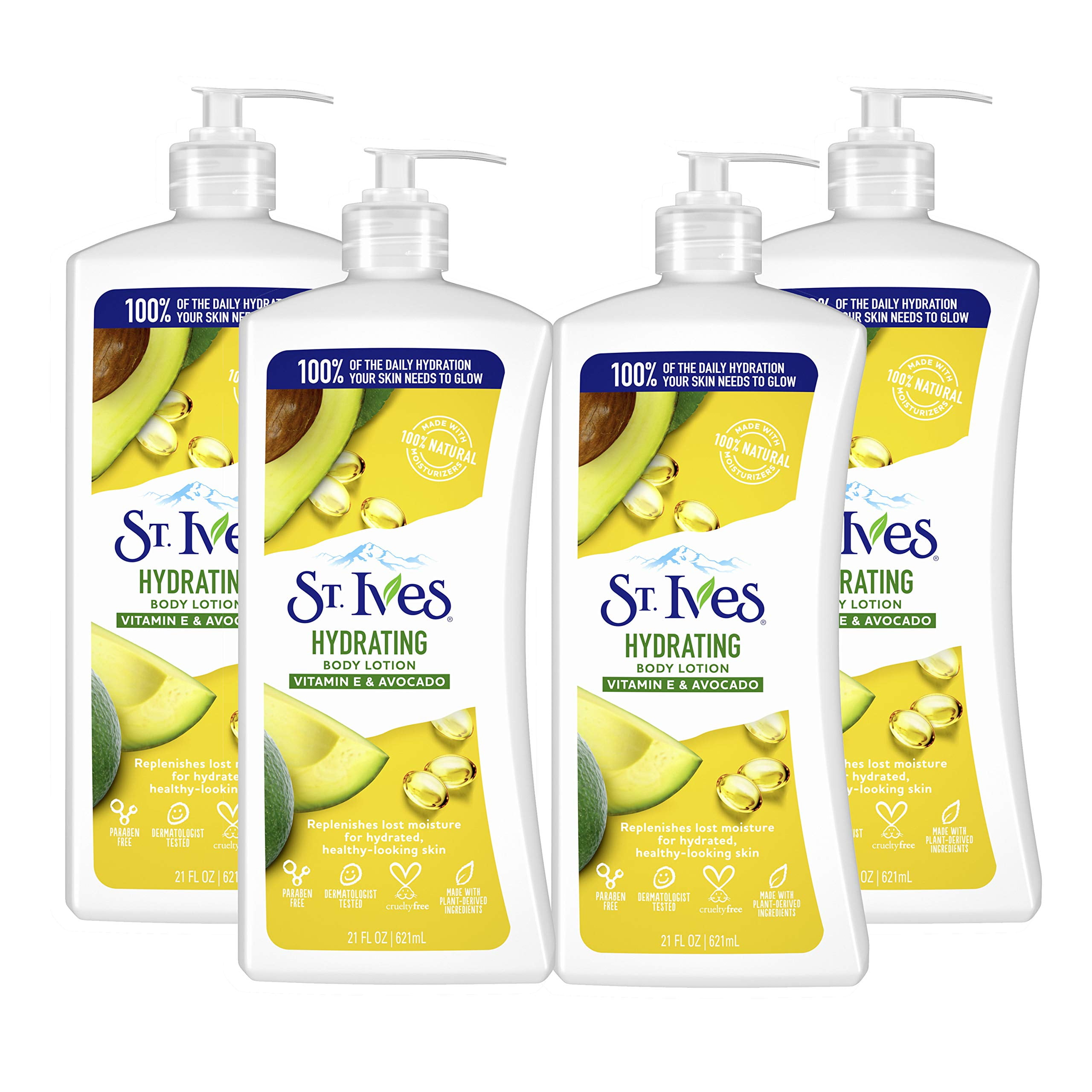 St. Ives Hydrating Hand and Body Lotion, Moisturizer for Dry Skin ...