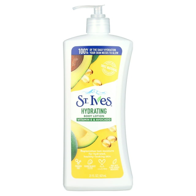 St. Ives Hydrating Hand & Body Lotion with Vitamin E & Avocado ...