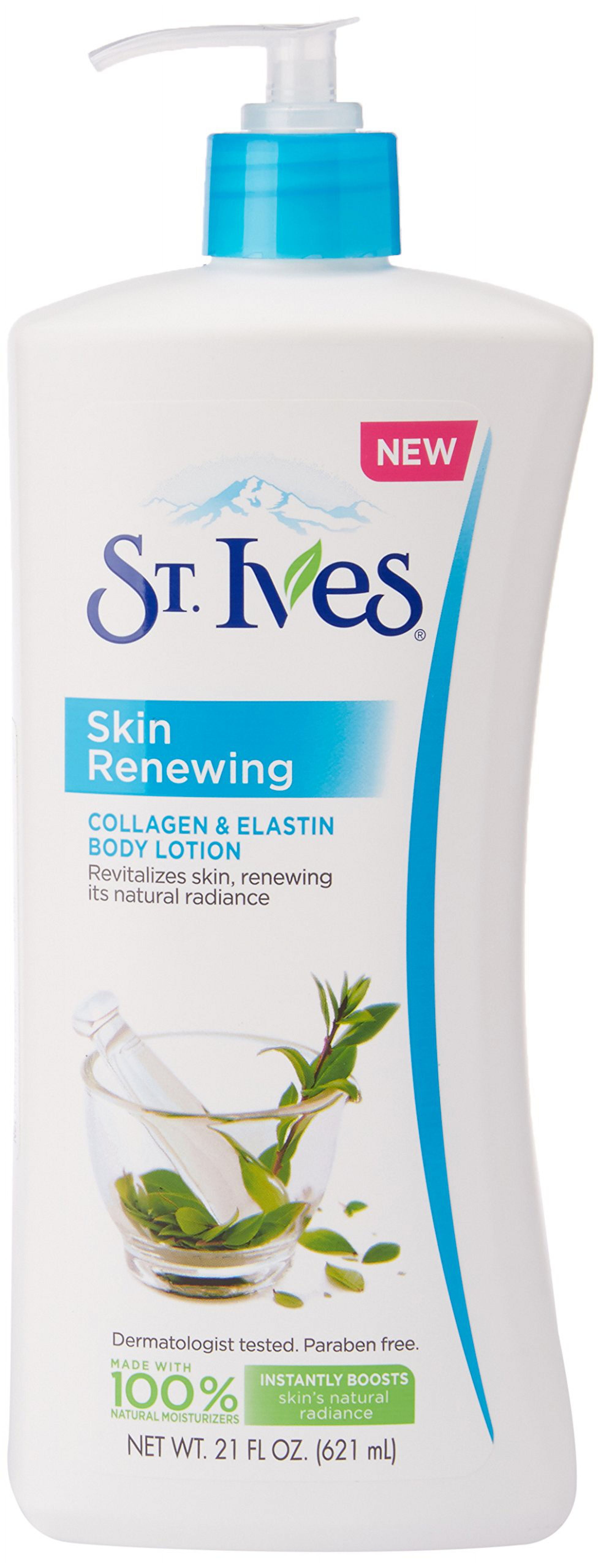 St. Ives Renewing Collagen TMA3 & Elastin Hand & Body Lotion - Walmart.com