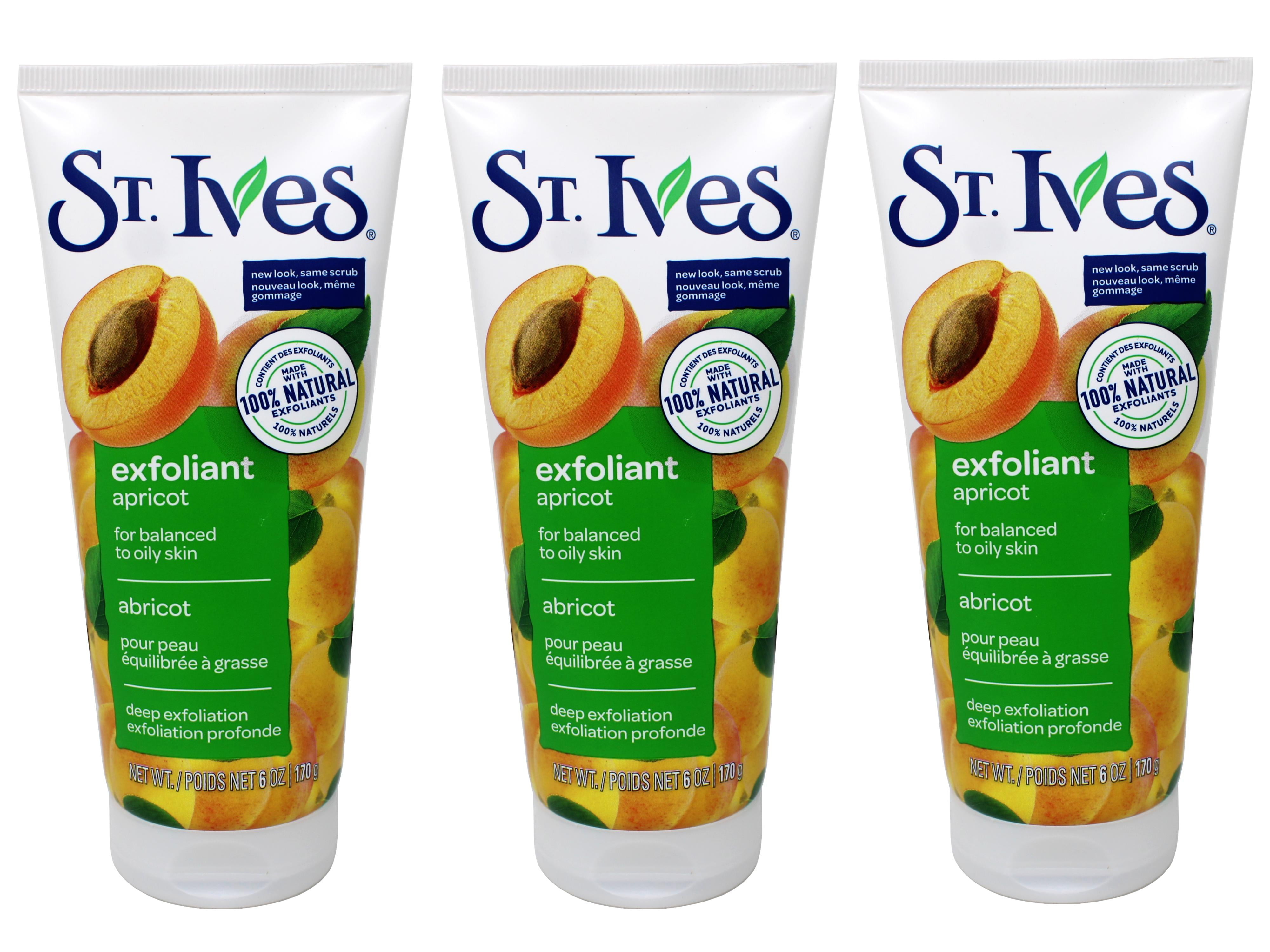 St. Ives Fresh Skin Exfoliating Face Scrub, Apricot Facial Exfoliator 6 ...