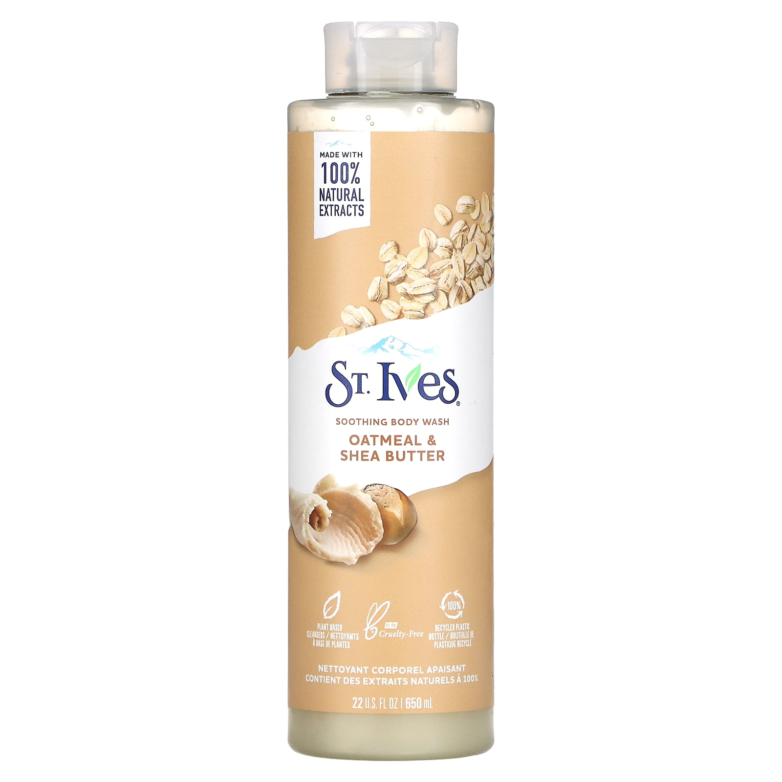 St. Ives, Soothing Body Wash, Oatmeal Shea Butter, 22 fl oz (650 ml ...