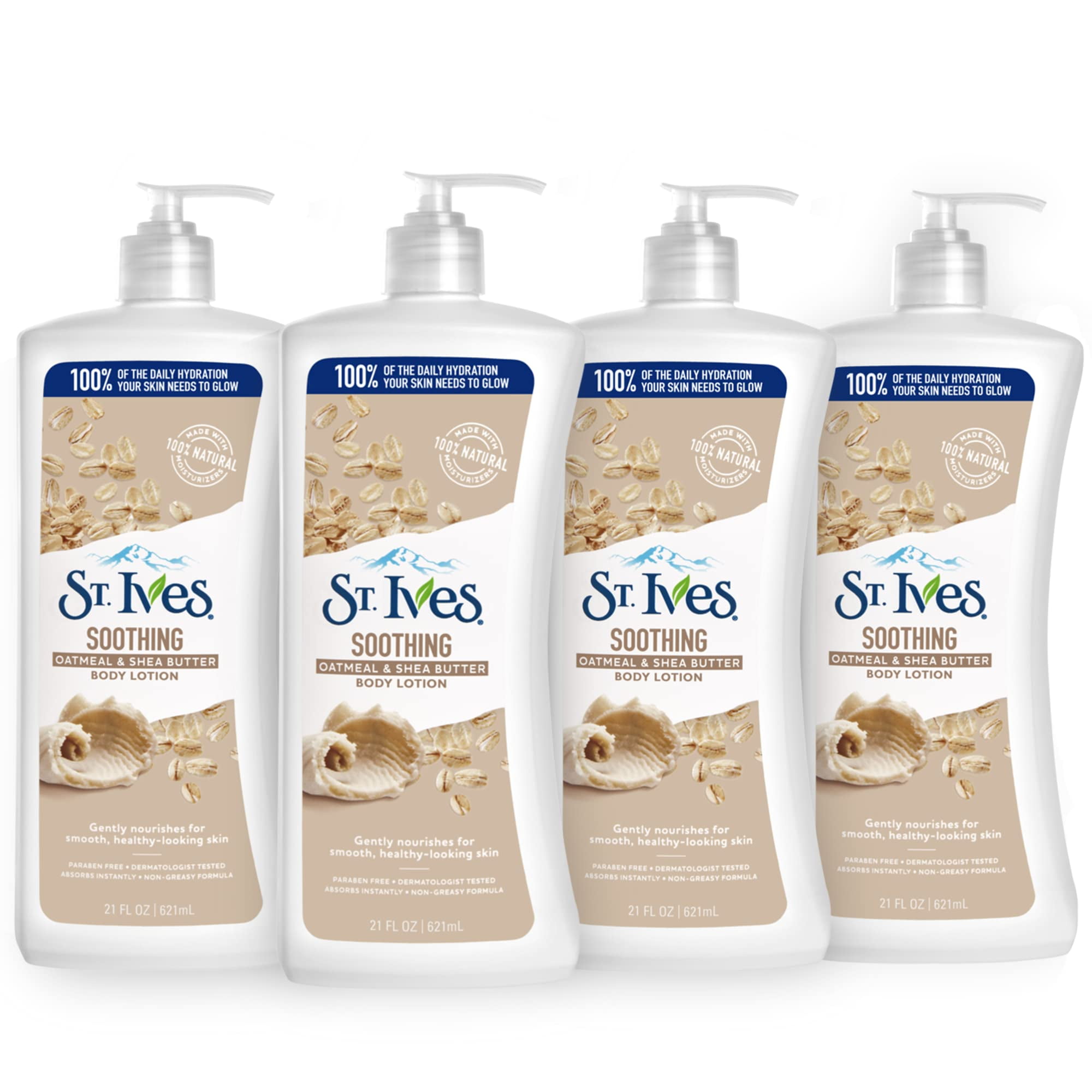 St. Ives Soothing Hand & HYZ01 Body Lotion for Women with Pump, Daily ...