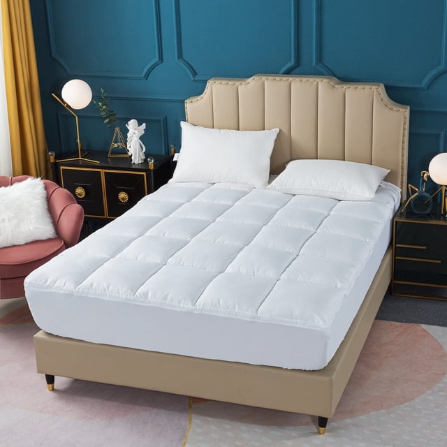 St. James Home Premium Overfilled Mattress Topper - White King ...