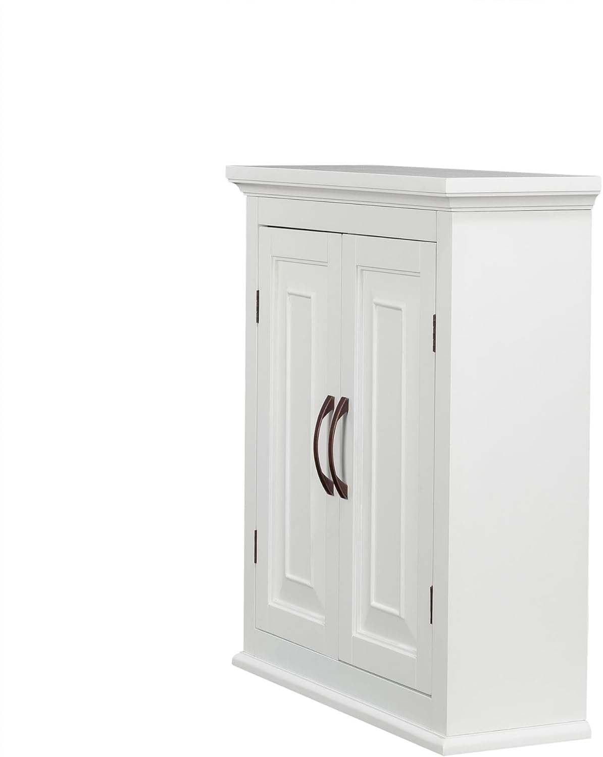 St. James Removable Wood Wall Cabinet 2 Doors 2 Adjustable Shelves 3 ...