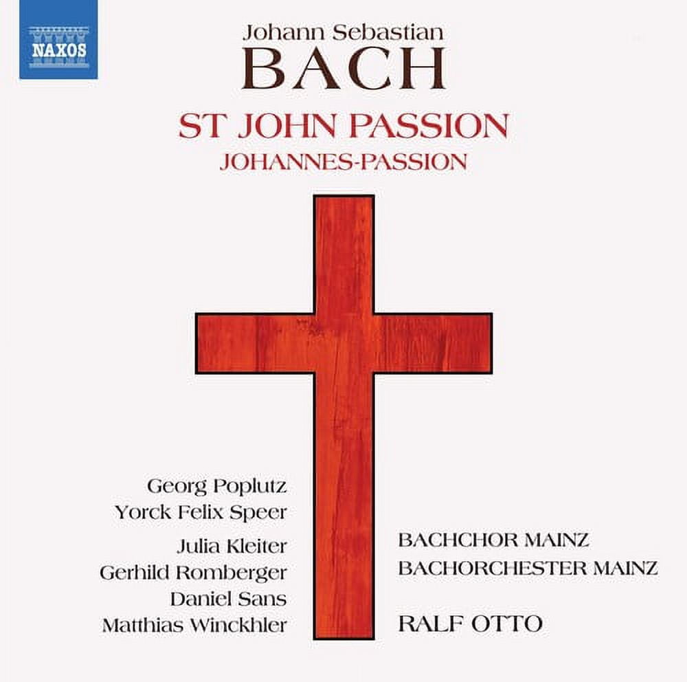 Bach,J.S. / Poplutz / Otto - St John Passion - Music & Performance - CD ...