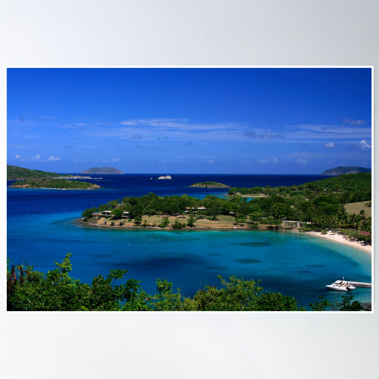 St. John Poster Wall Art, Modern Wall Decor, 24x36 UNFRAMED - Walmart.com