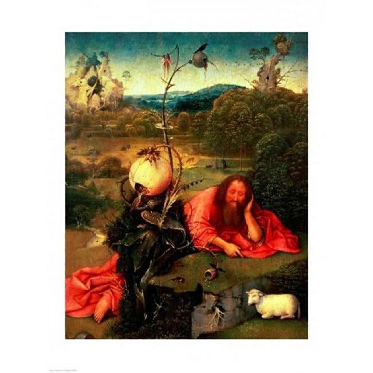 St. John The Baptist in Meditation Poster Print by Hieronymus Bosch ...