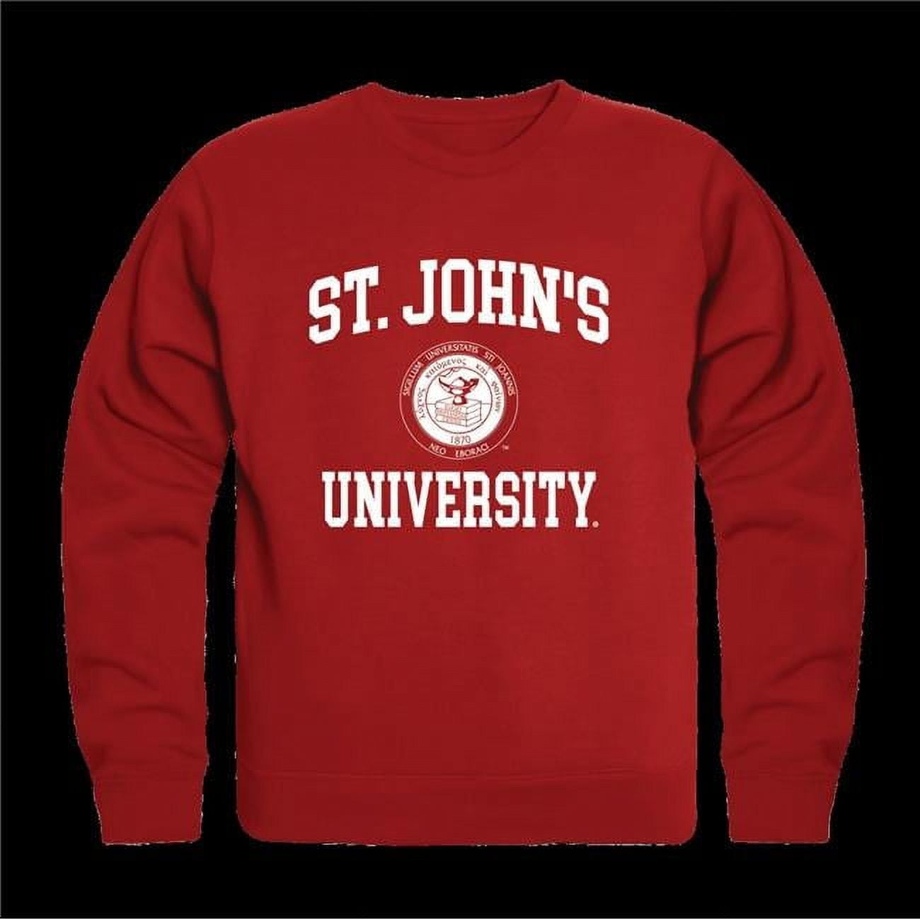 St. Johns University Red Storm Seal Crewneck Sweatshirt, Red - Extra ...