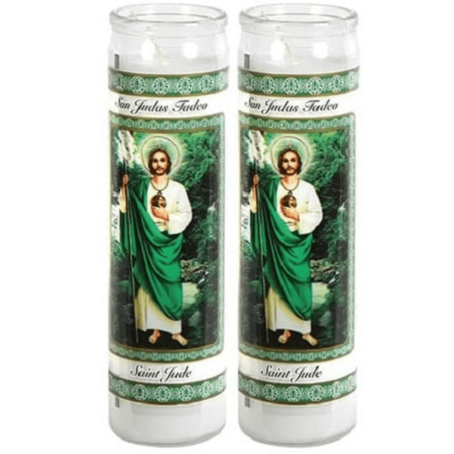 St Jude Candles - Unscented Prayer Candles, 8 inches - St Jude Candles ...