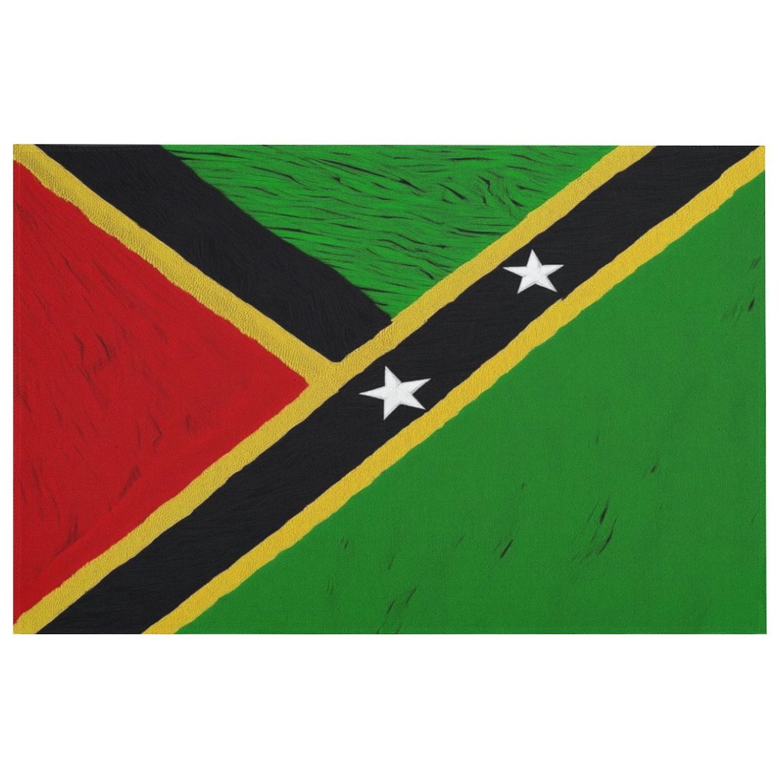 St Kitts And Nevis Flag Adult Home Decor Bedroom Living Room Crystal ...