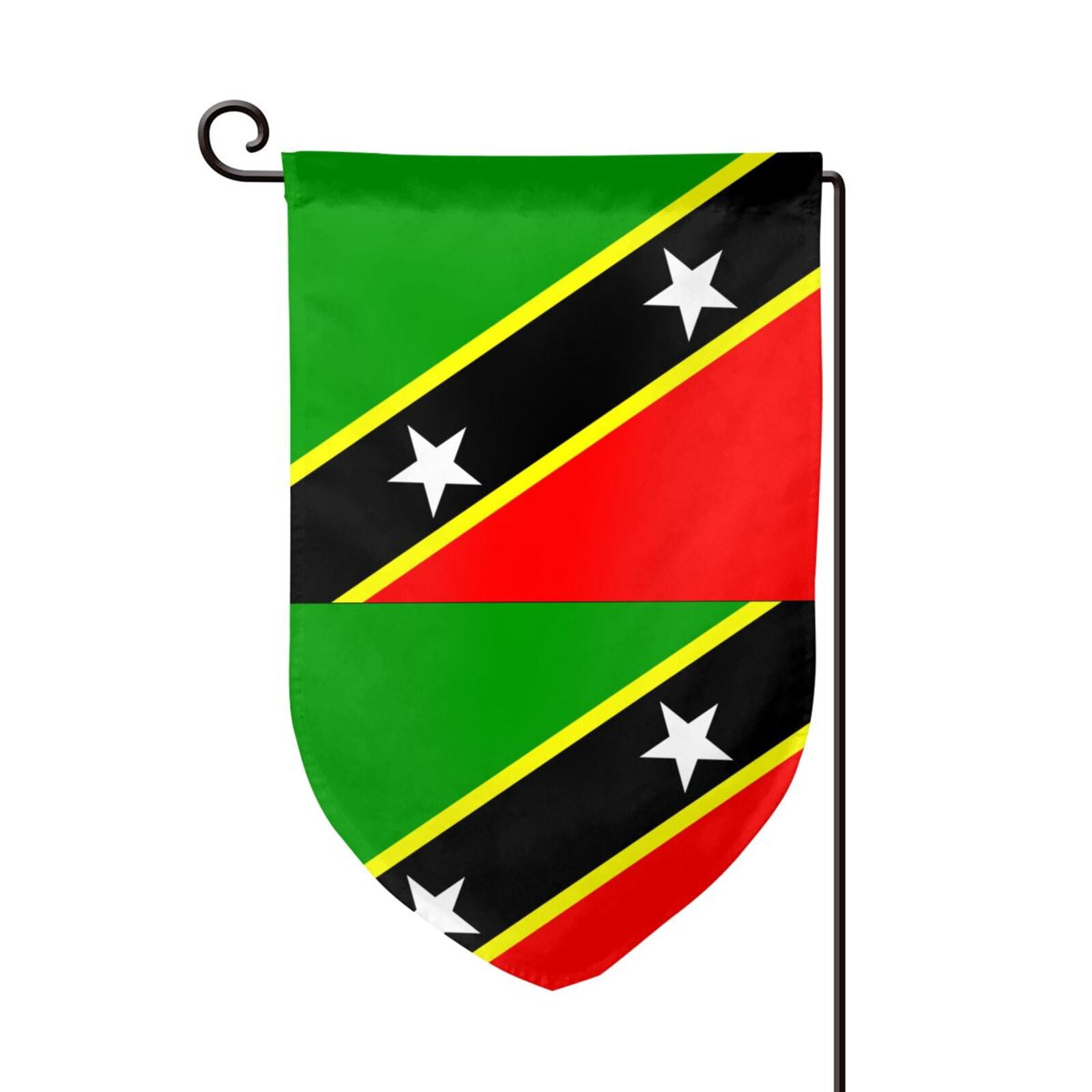 St.Kitts And Nevis Large Flag Garden Flag Double Sided Flags with Vivid ...