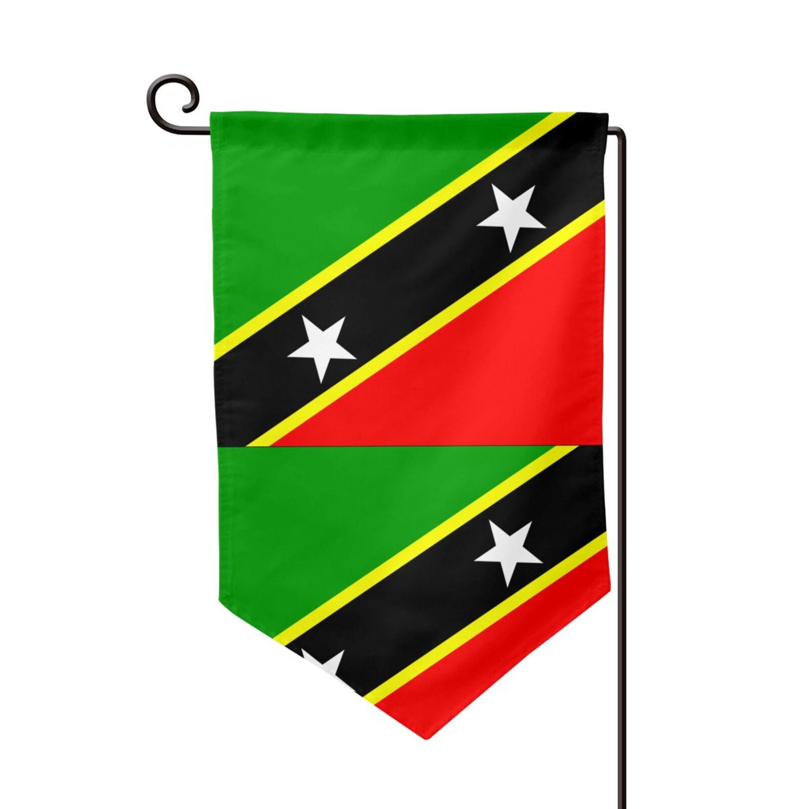 St.Kitts And Nevis Large Flag Garden Flag Double Sided Flags with Vivid ...