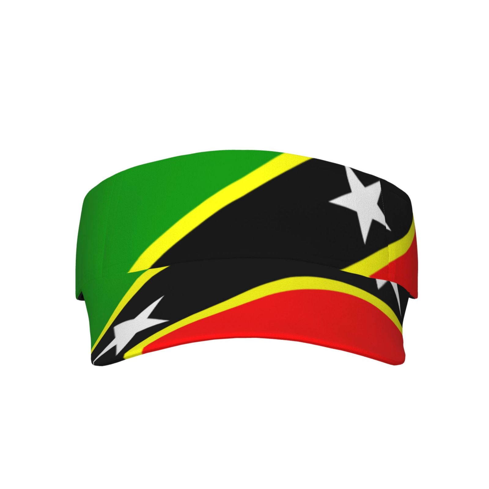 St.Kitts And Nevis Large Flag Sports Sun Visor Hats Adjustable Sun ...
