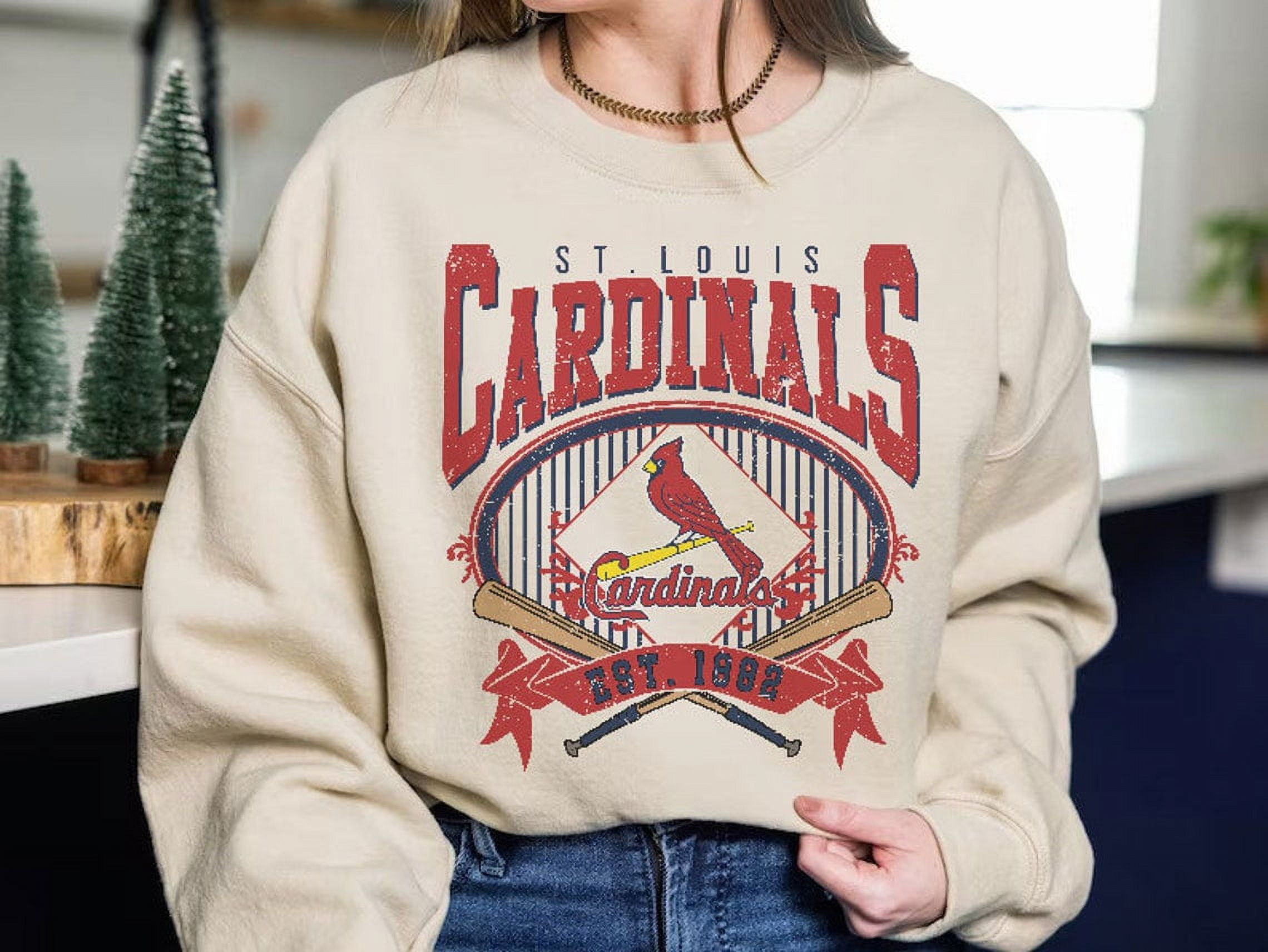 St. Louis Baseball Sweatshirt | Vintage Style Cardinals Baseball ...