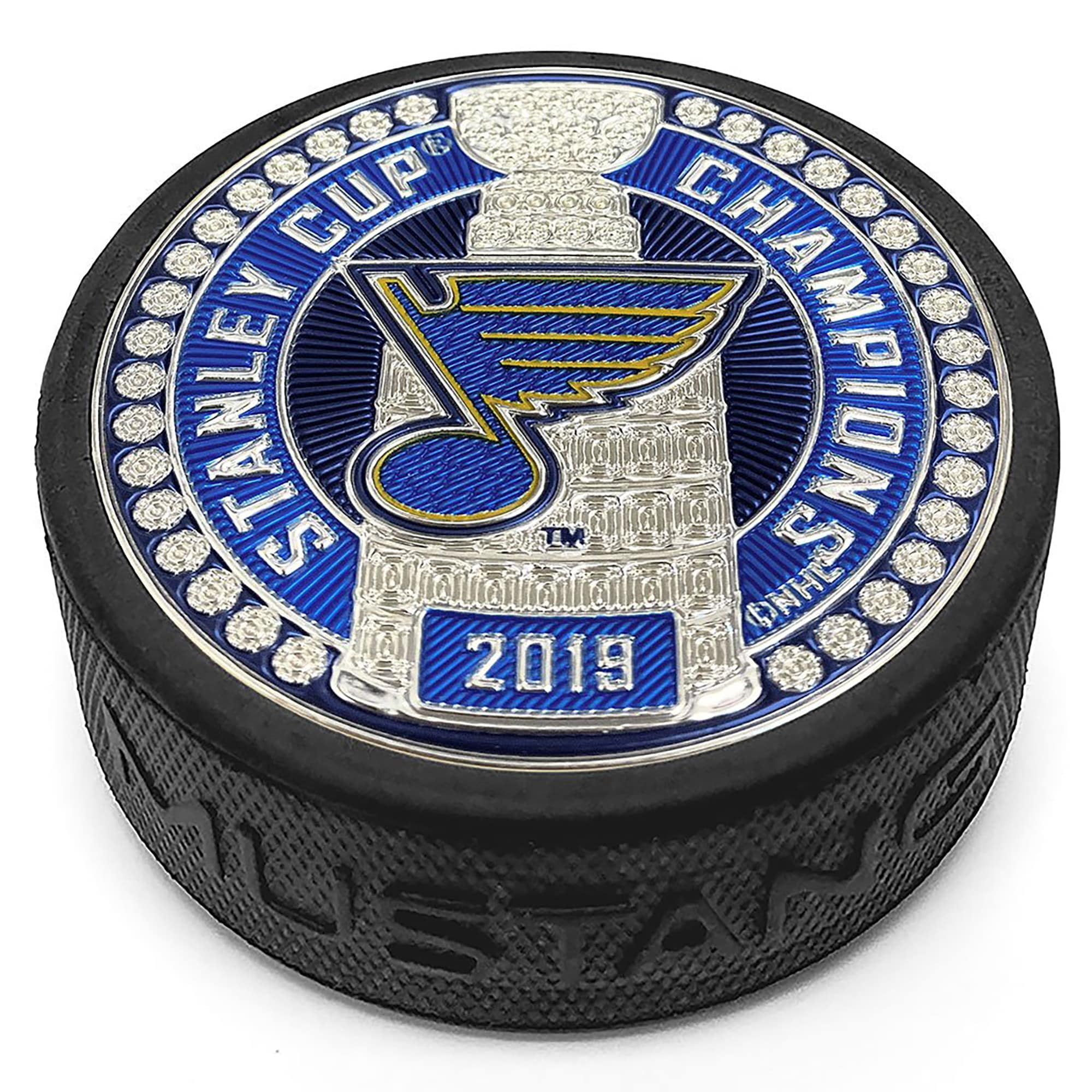 St. Louis Blues 2019 Stanley Cup Champions 3'' Dynasty Trimflexx Puck ...