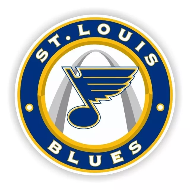 St Louis Blues Round Sticker Phone Decal Water Bottle Stickers Car ...