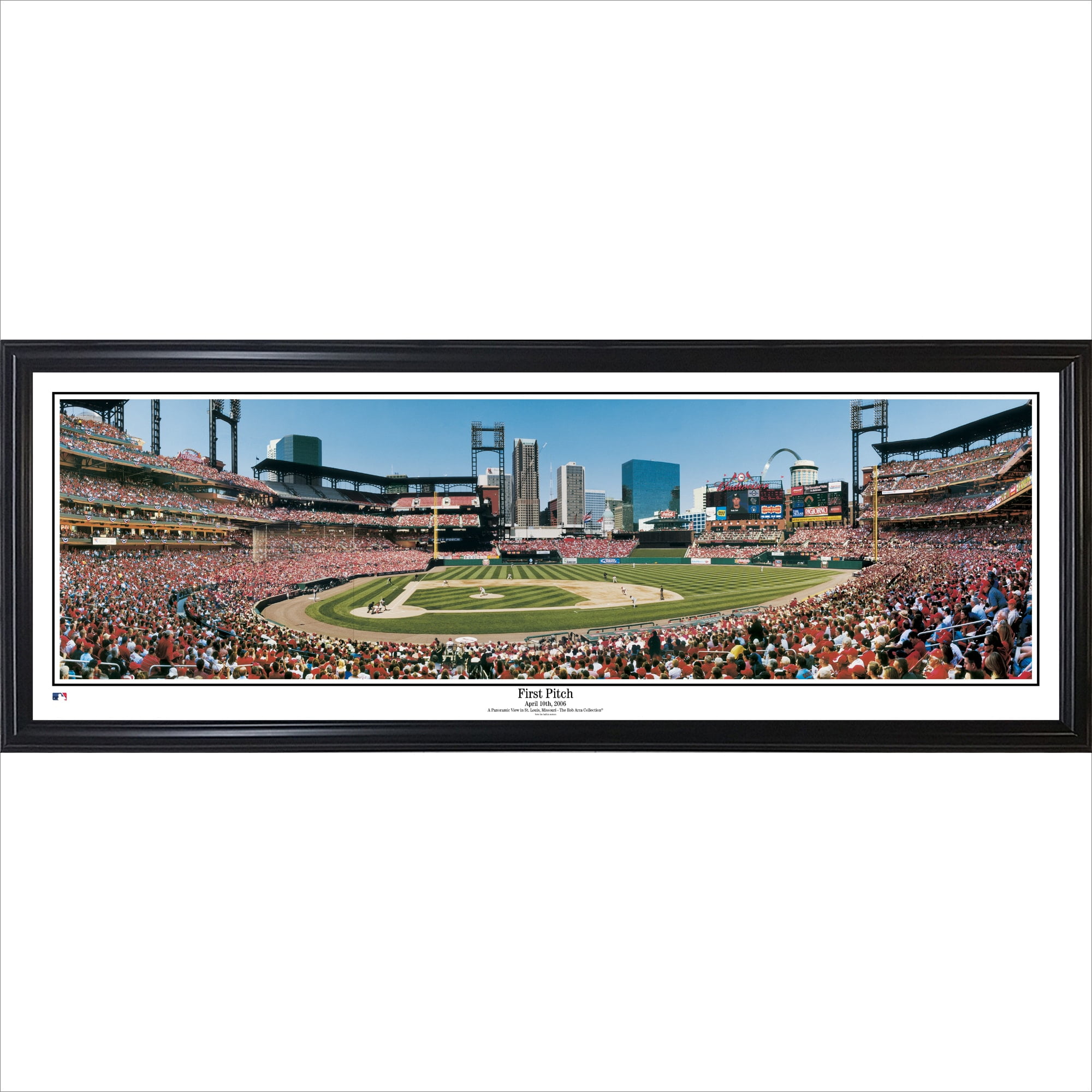 St. Louis Cardinals 13.5'' x 39'' First Pitch At Busch Stadium Standard ...