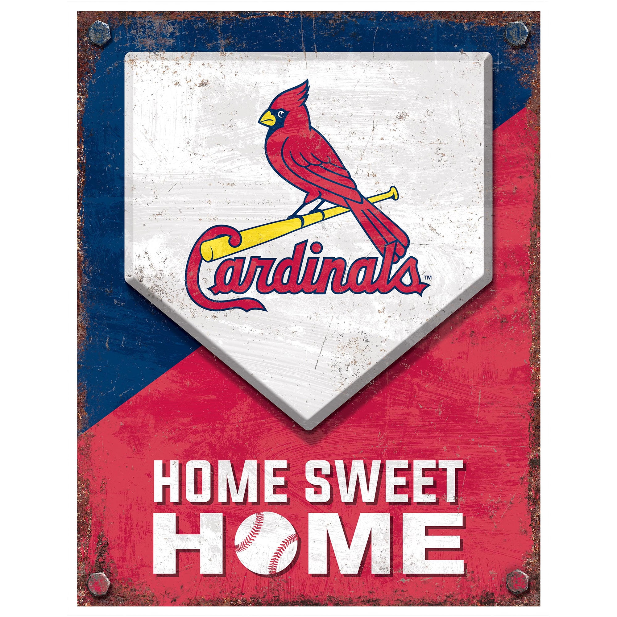 St. Louis Cardinals 13" x 20" Two-Tone Established Date Metal Sign ...