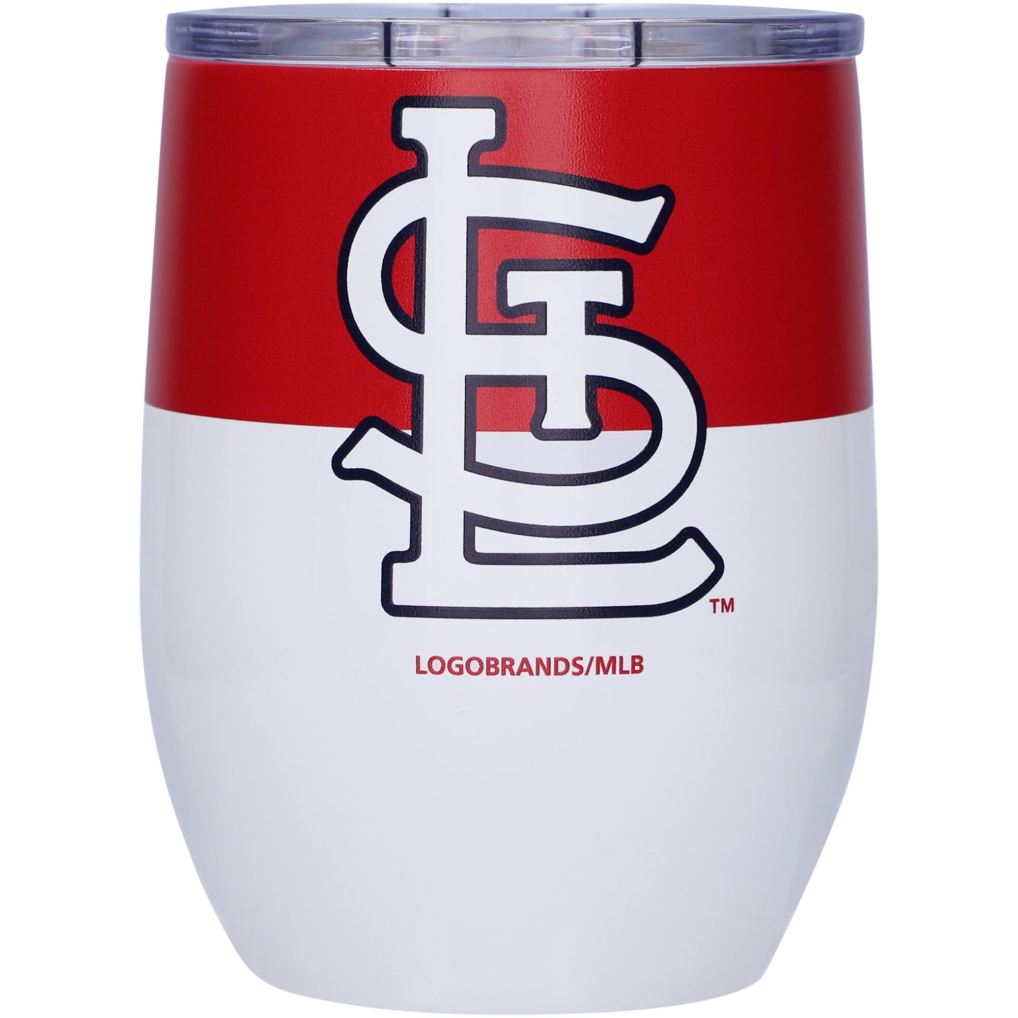 St. Louis Cardinals 16oz. Colorblock Stainless Steel Curved Tumbler ...