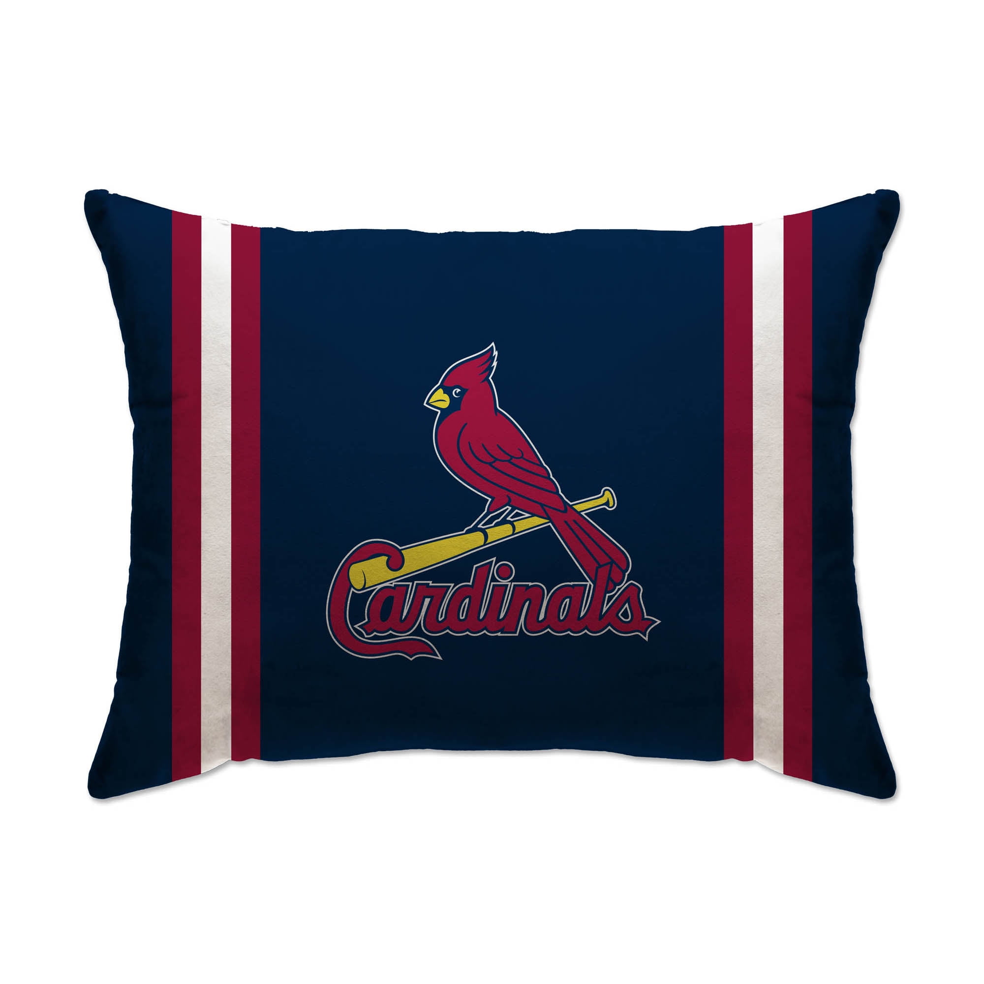 St. Louis Cardinals 20" x 26" Standard Stripe Logo Micro Plush Bed ...