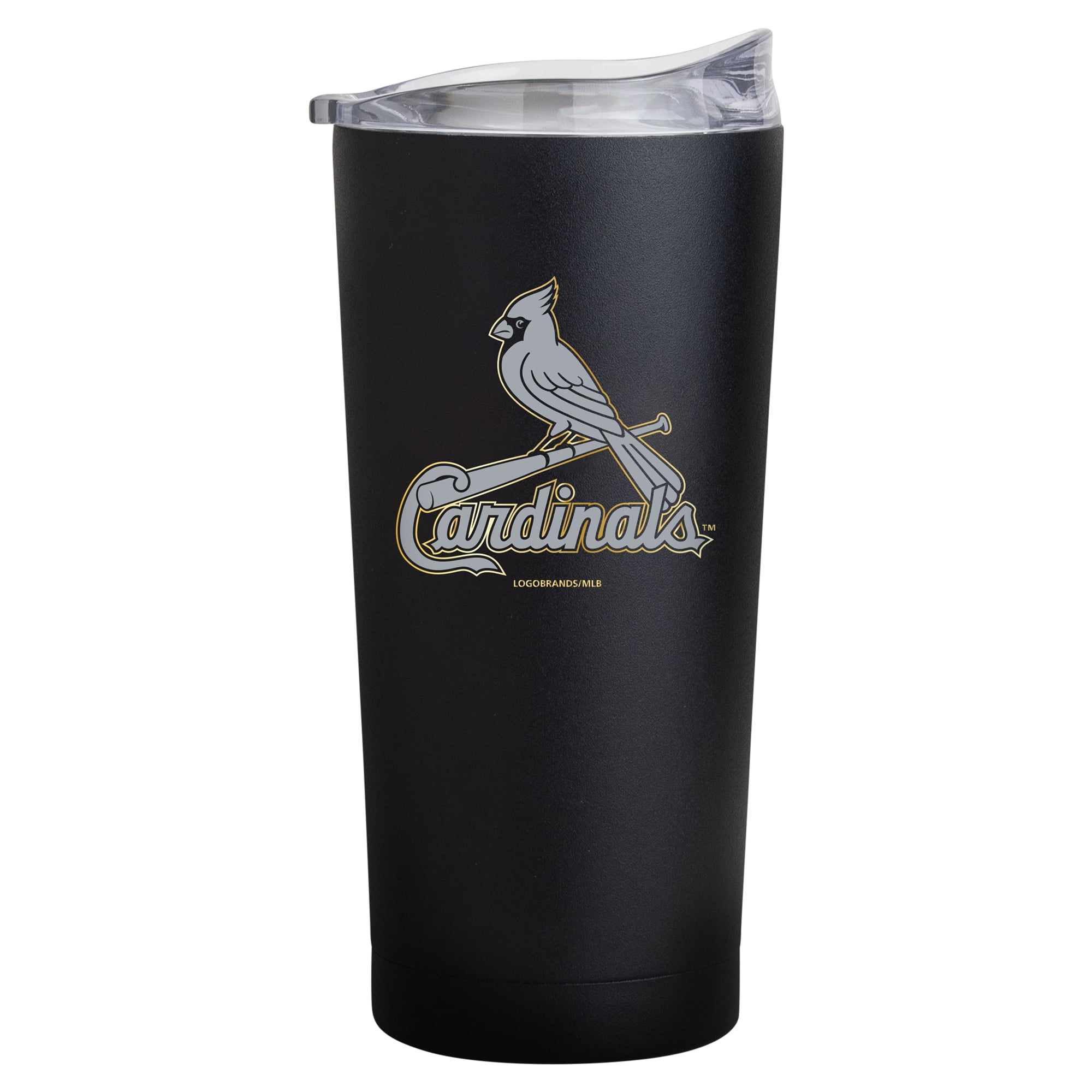 St. Louis Cardinals Black Foil 20oz. Powder Coat Tumbler - Walmart.com