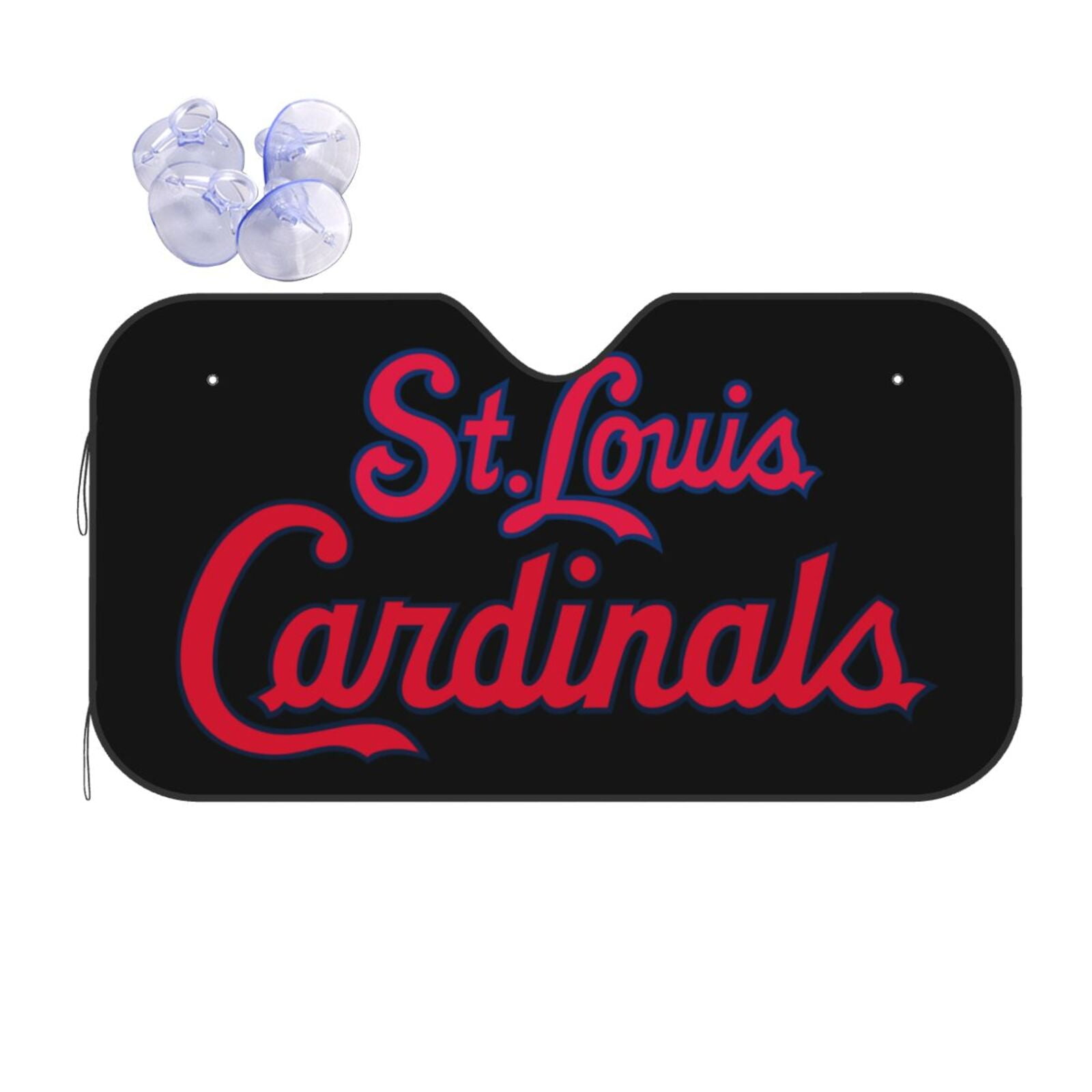 St._Louis_Cardinals Car Front Windshield Glass Insulated Sun Visor ...