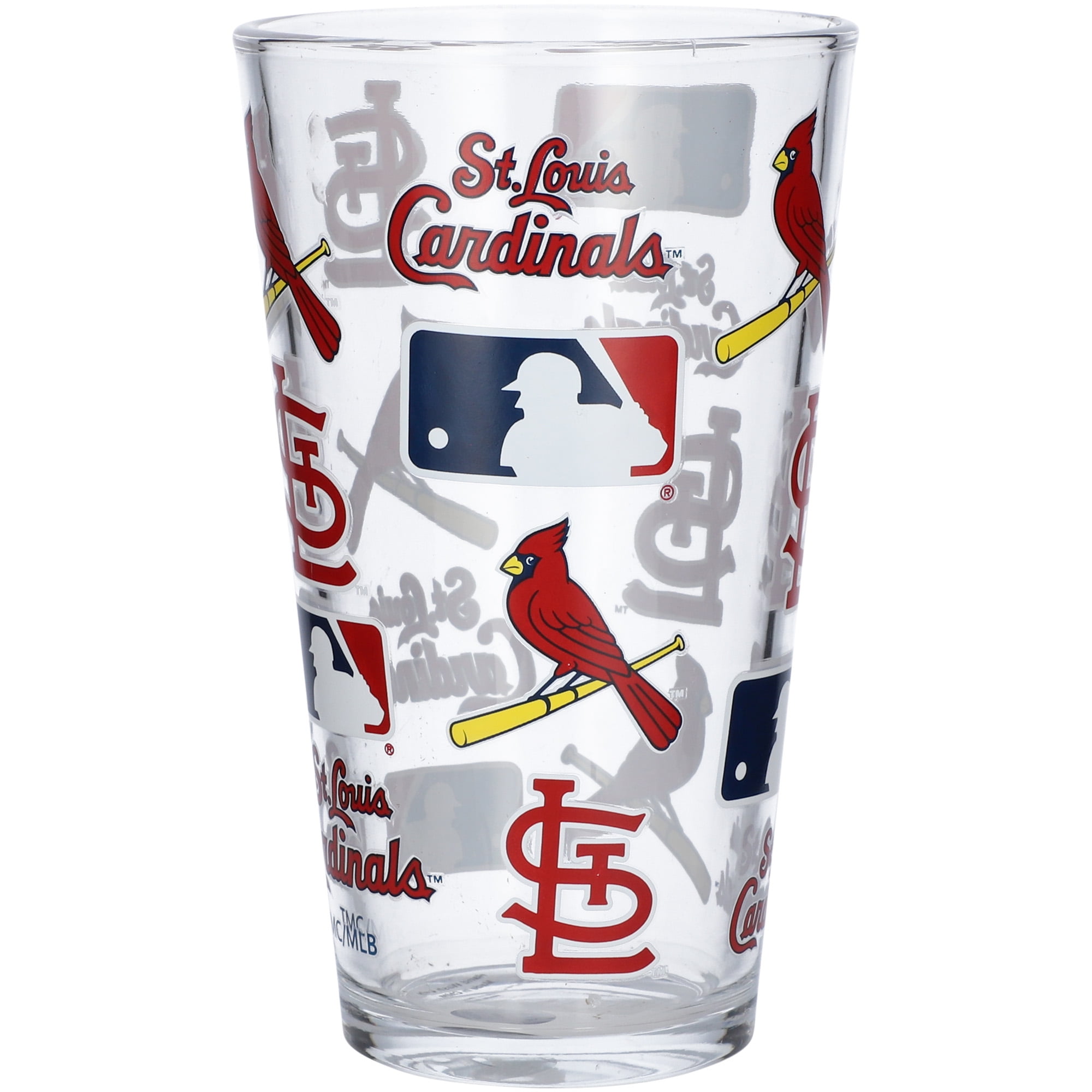 St. Louis Cardinals Full Wrap Pint Glass - Walmart.com