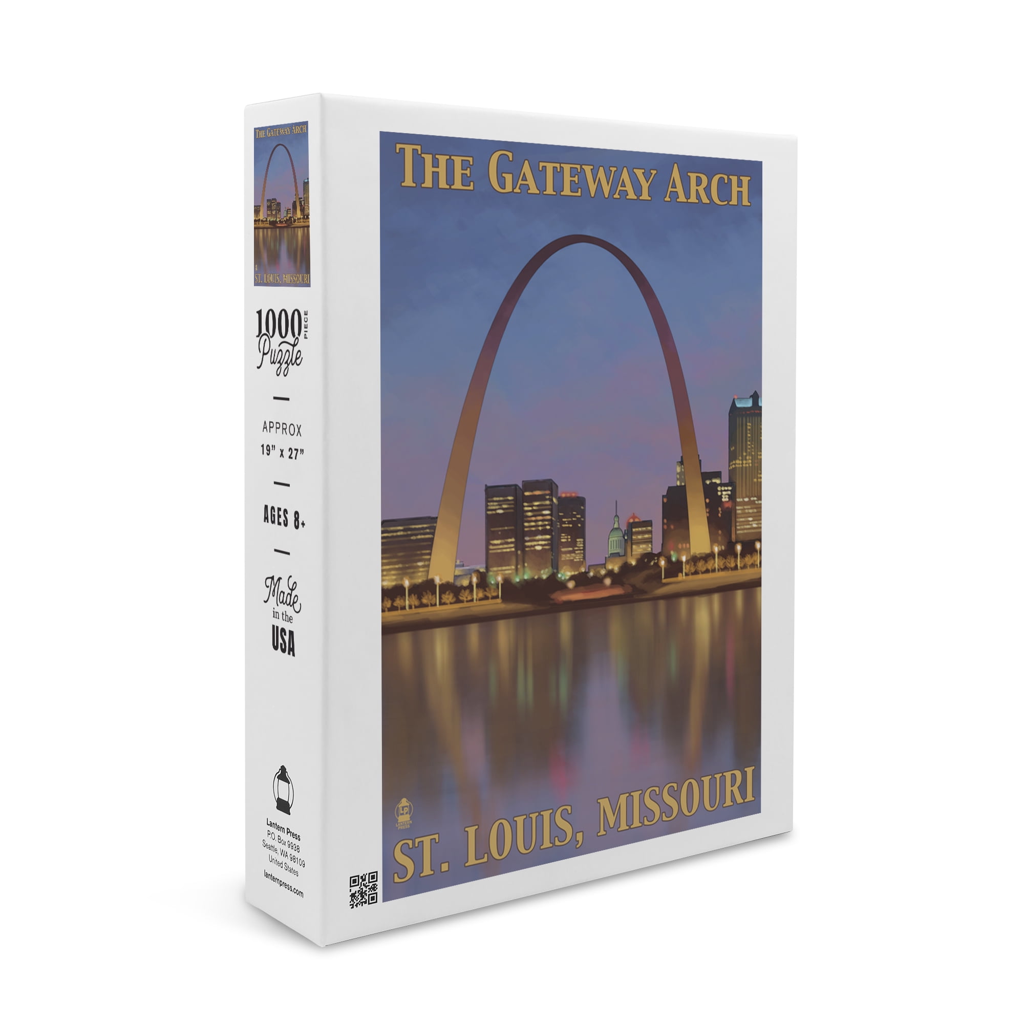 St. Louis, Missouri, Gateway Arch (1000 Piece Puzzle, Size 19x27 ...