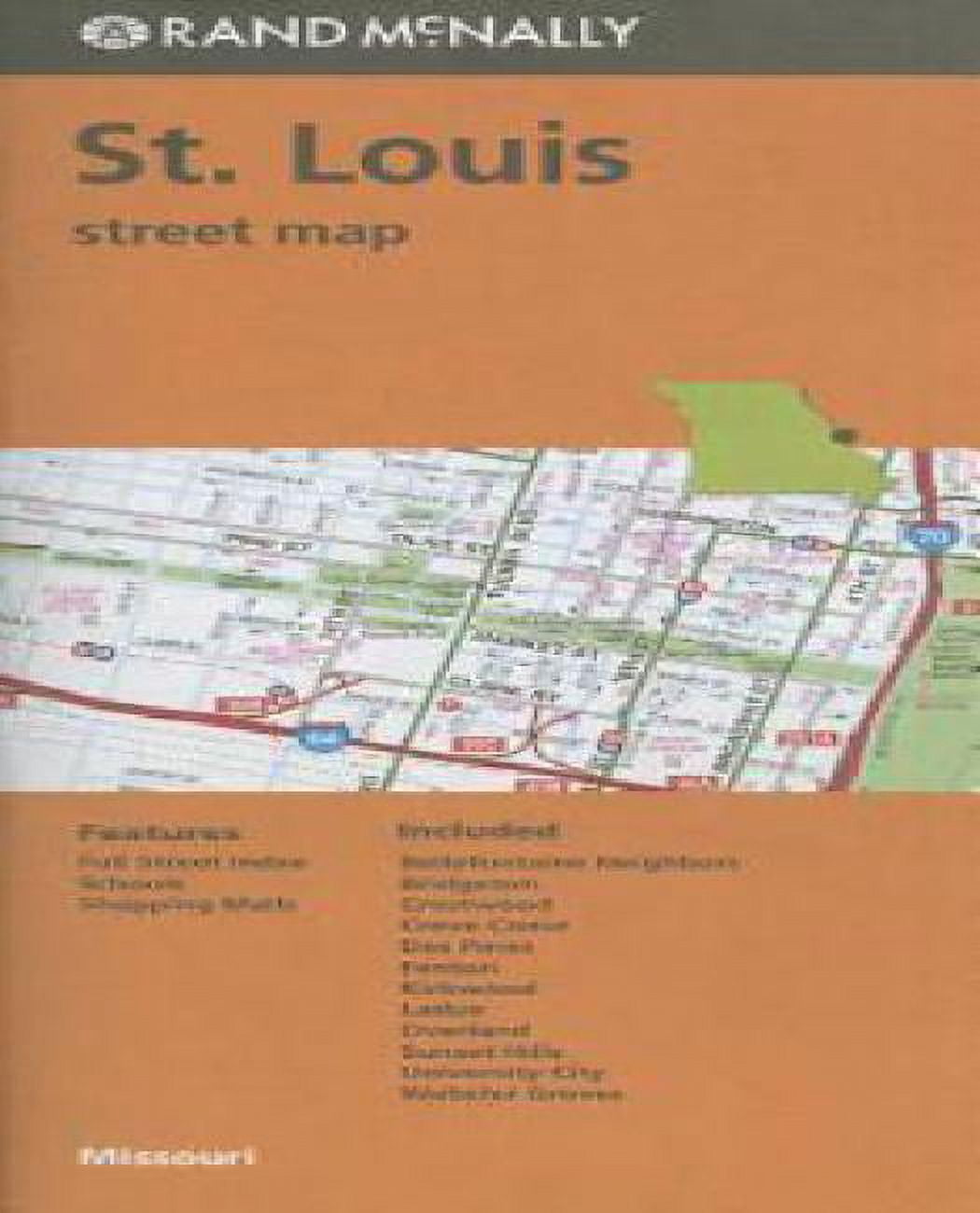 St. Louis Street Map: 9780528008740 - Walmart.com