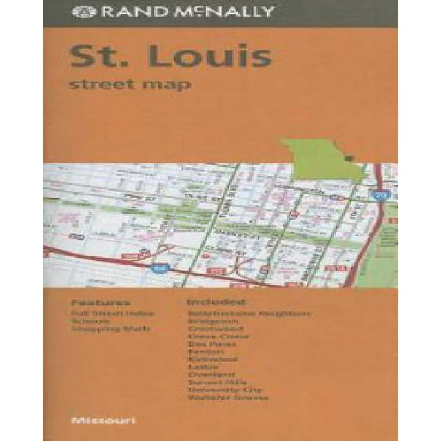 St. Louis Street Map: 9780528008740 - Walmart.com