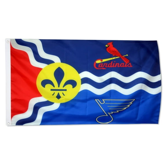 St. Louis fans Missouri State Flag banner with Grommets Man cave Decor ...