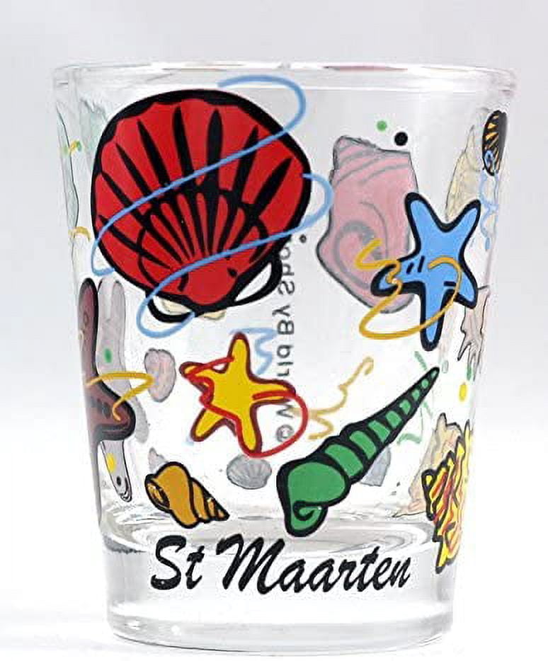St.Martin Sea Shells Shot Glass - Walmart.com