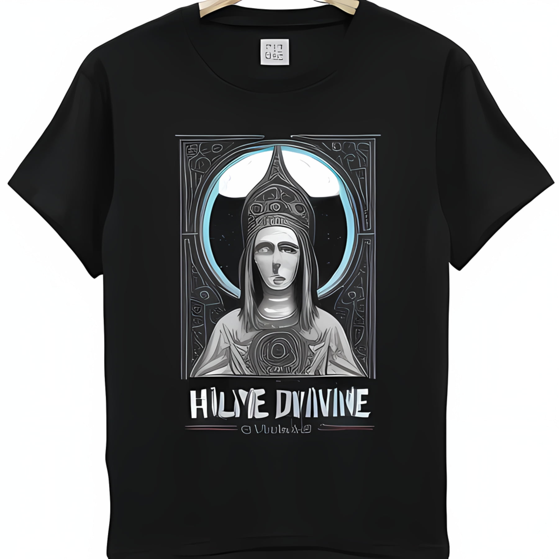 St Mary Minimalist Illustration Black T-Shirt with HILJournal Design ...