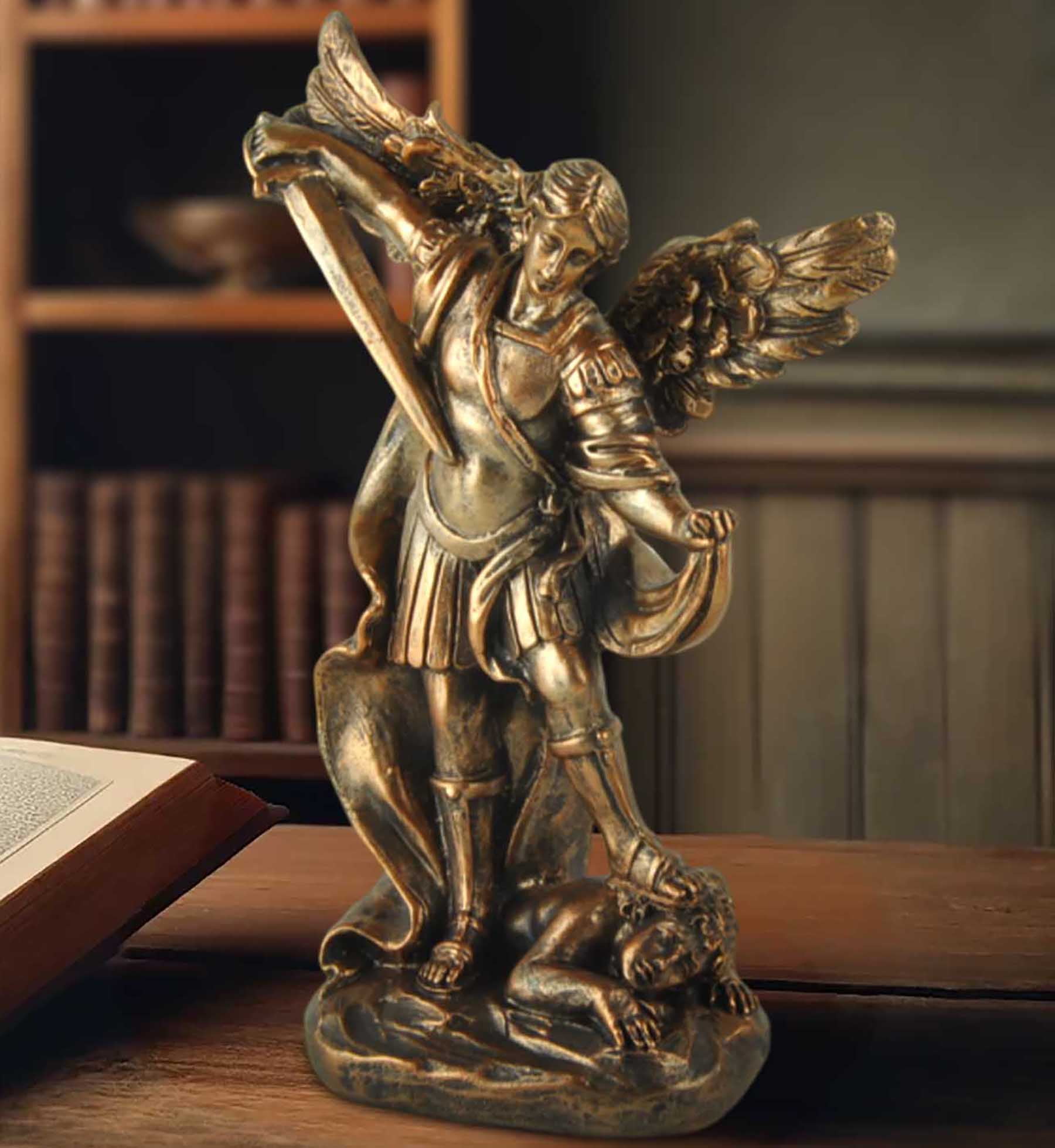 St. Michael The Archangel Statue - The Great Protector Saint Archangel ...