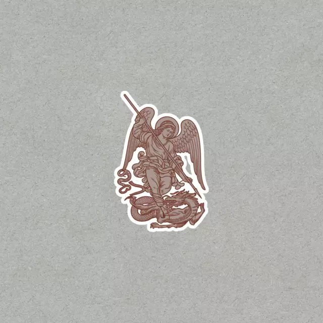 St. Michael The Archangel Sticker - Catholic Decal, Christian Vinyl ...