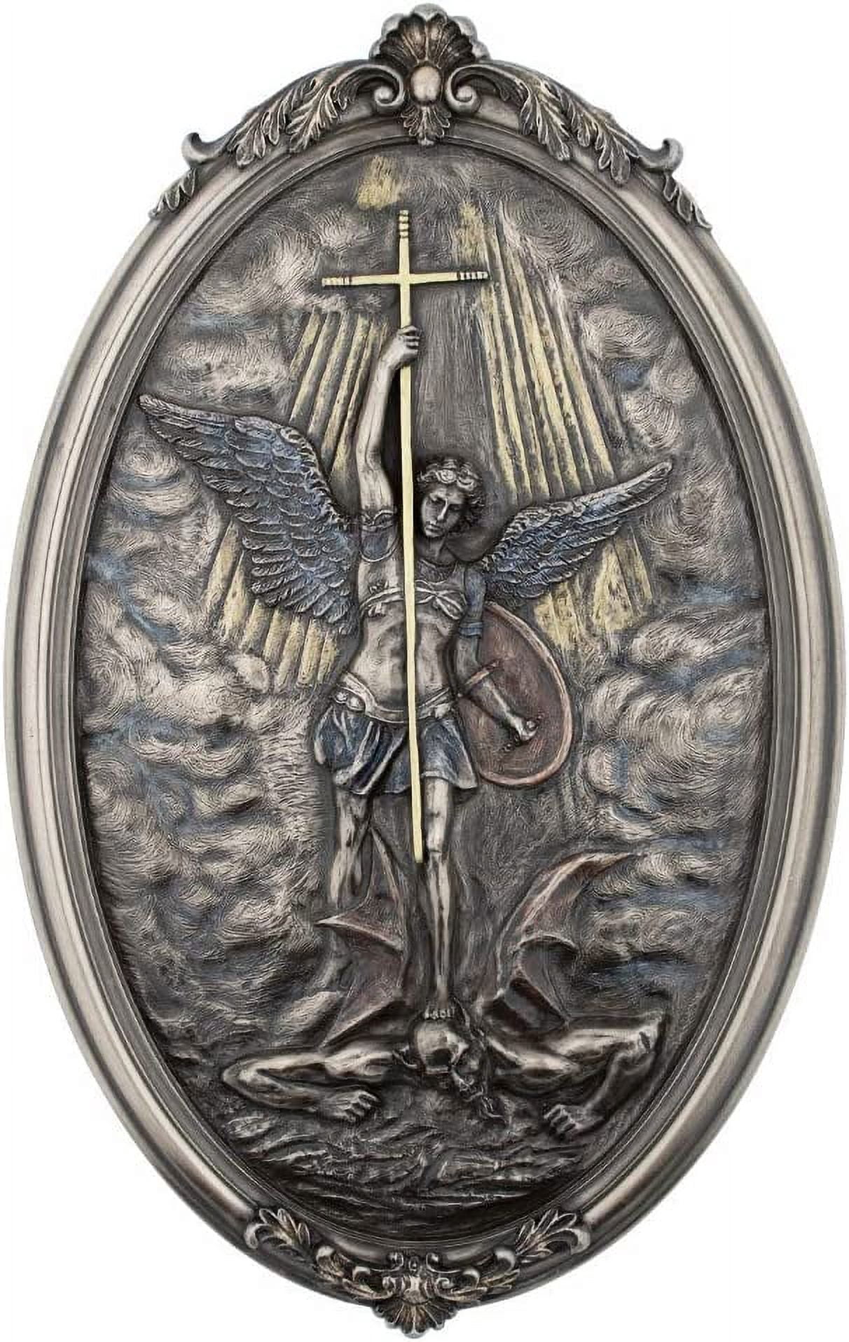 St. Michael The Archangel Wall Plaque | Patron Saint of Grocers ...