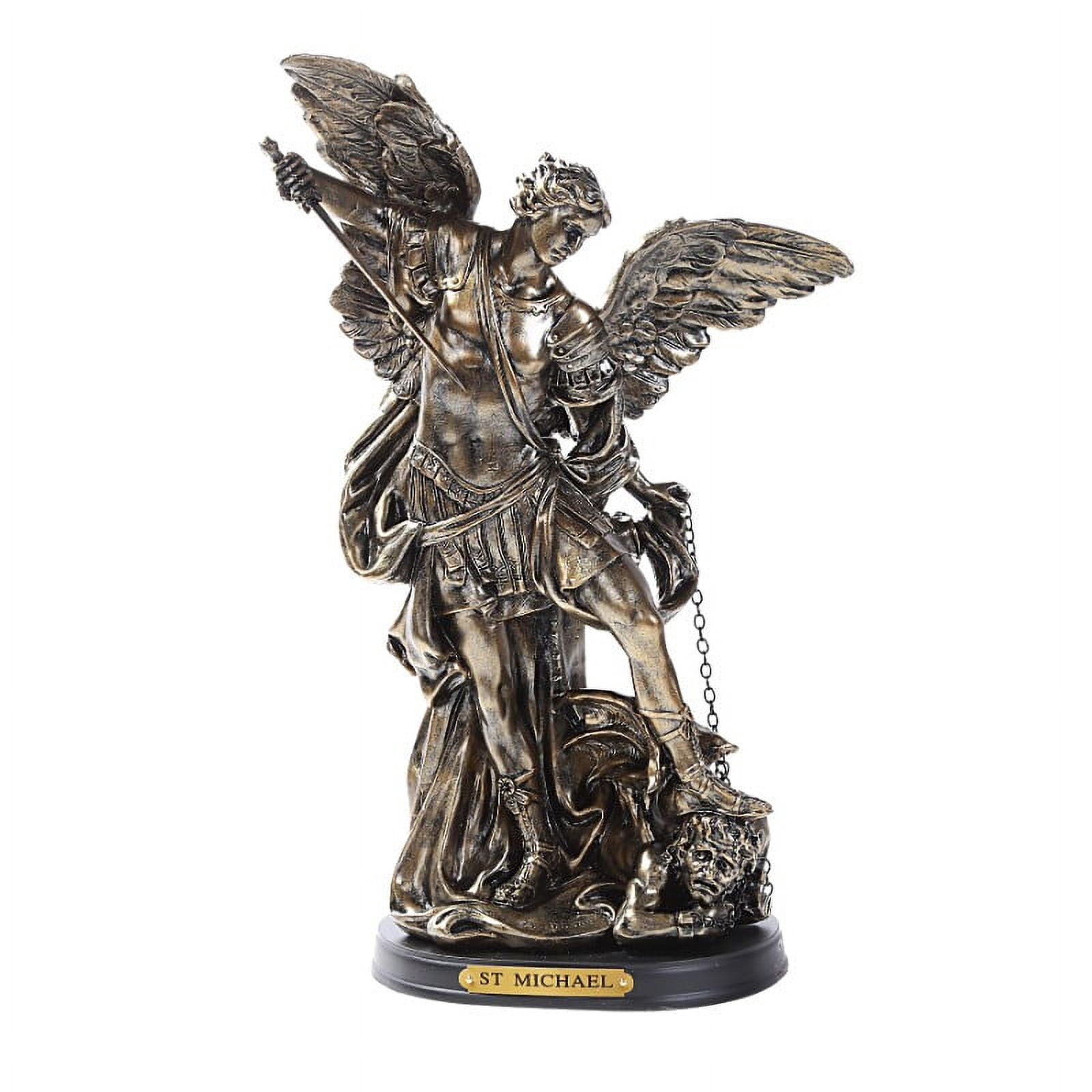 St. Michael The Great Protector Archangel Defeating Satan Figurine 12 ...