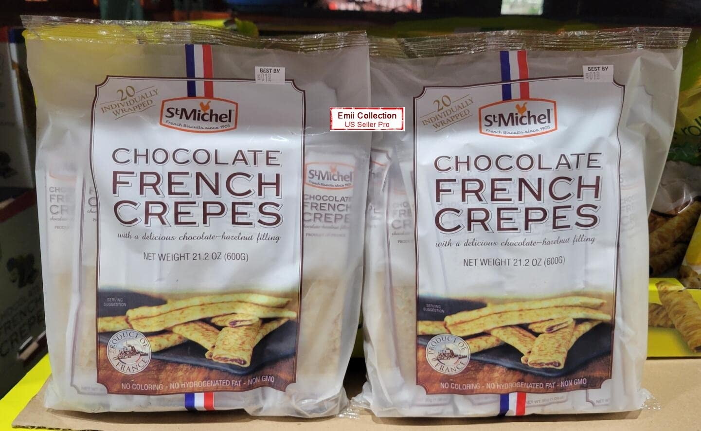St Michel Chocolate French Crepes with Delicious Chocolate-Hazelnut ...